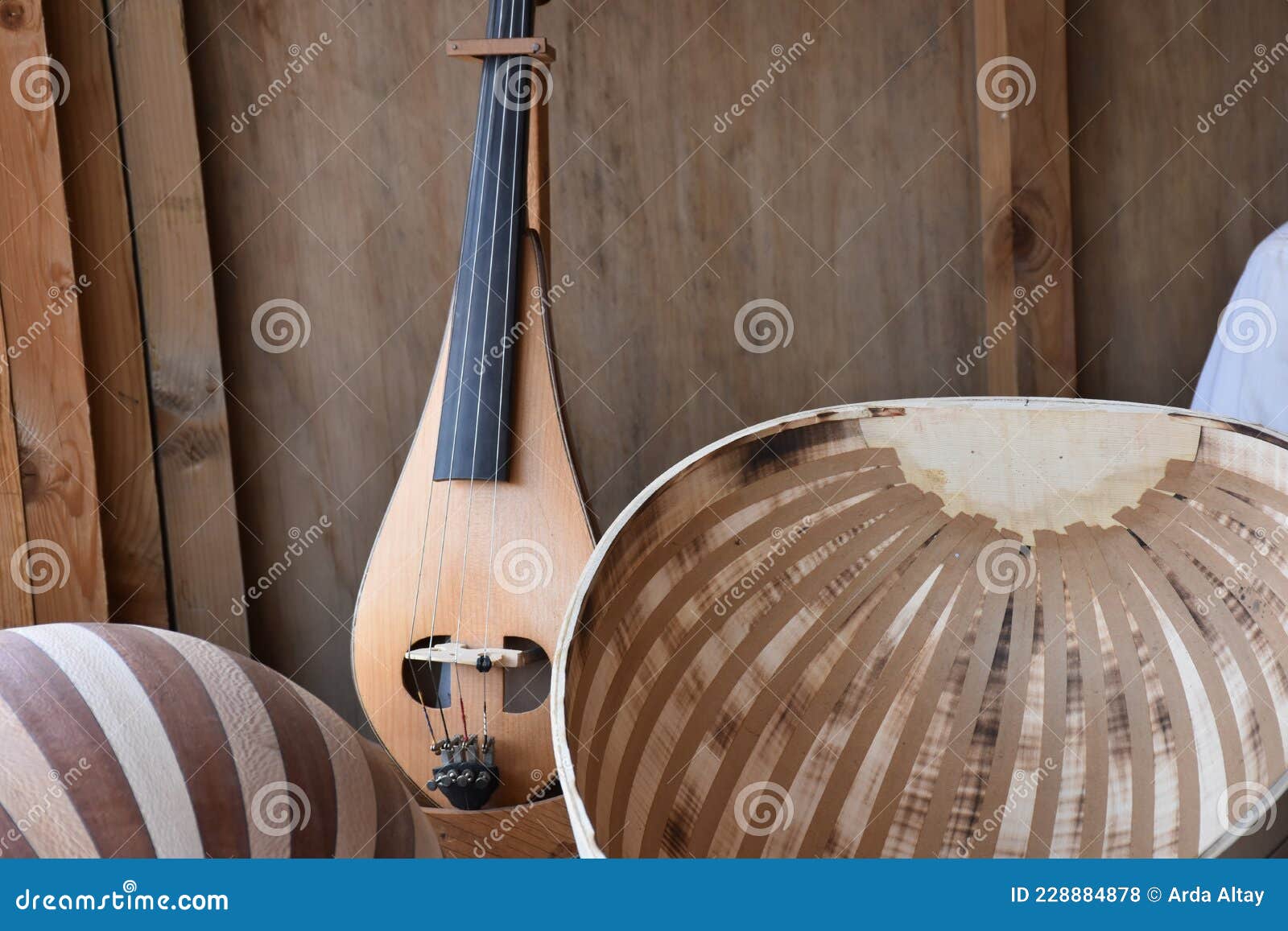 Making Musical Instruments on Craft Workshop Stock Photo - Image of ...