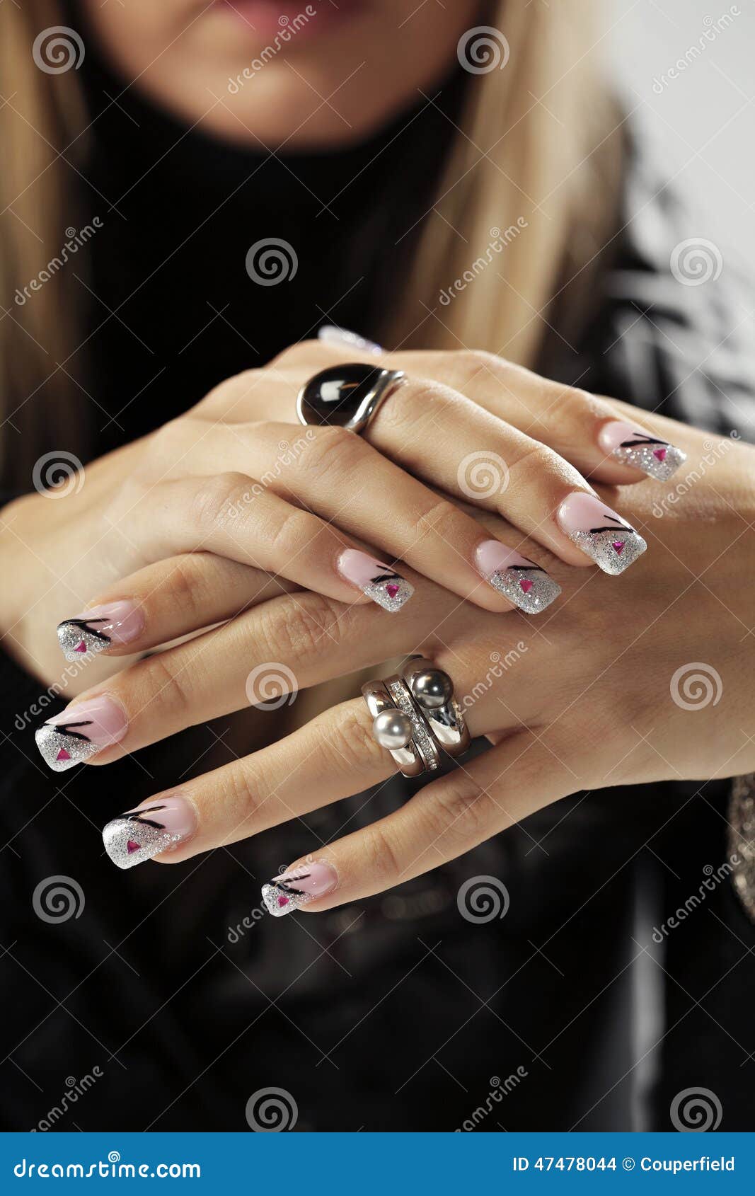Making nails - finished stock photo. Image of modern - 47478044