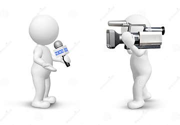 Making news stock illustration. Illustration of news - 19594211