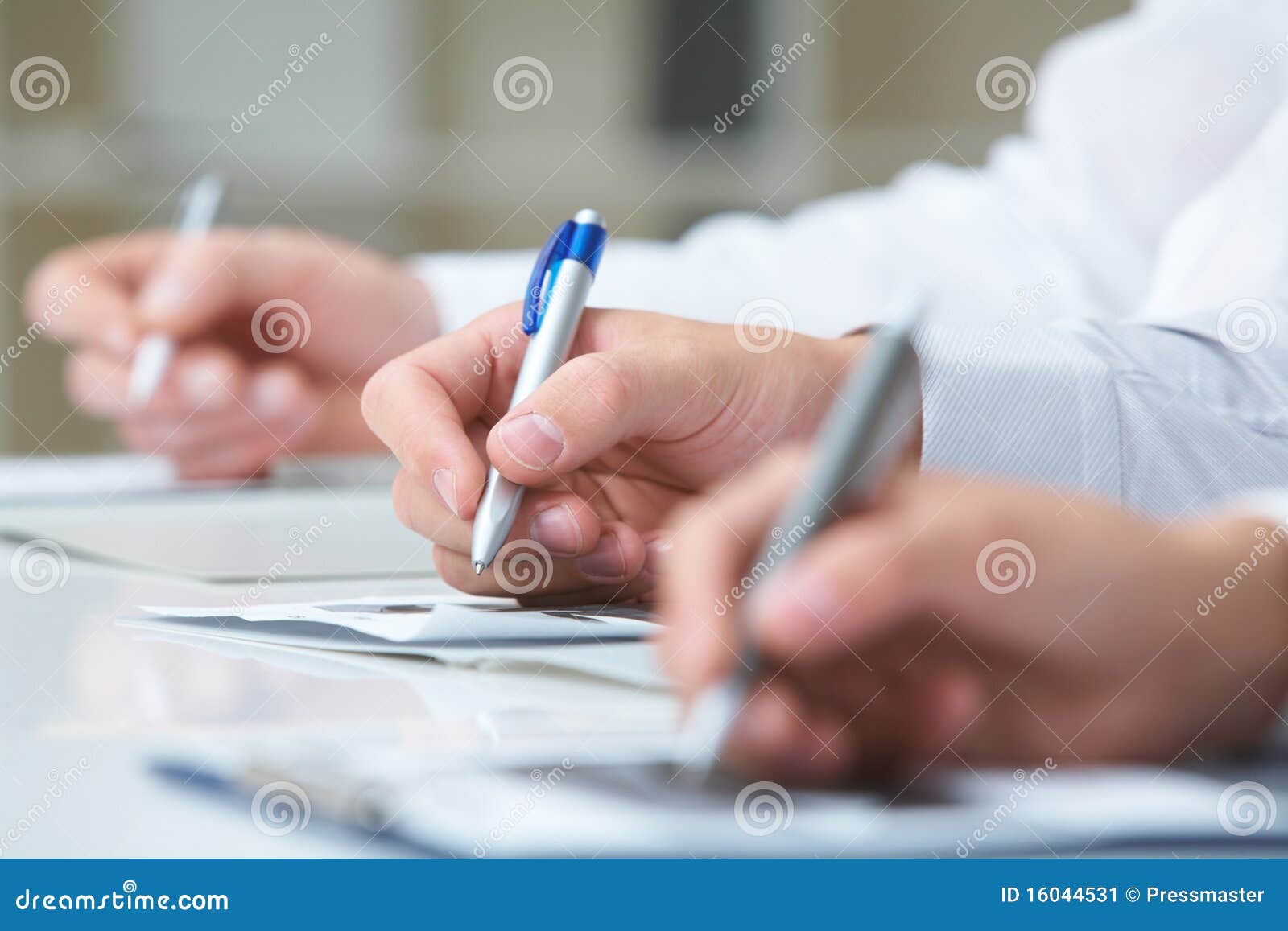 Making notes stock image. Image of focus, hand, letterhead - 16044531