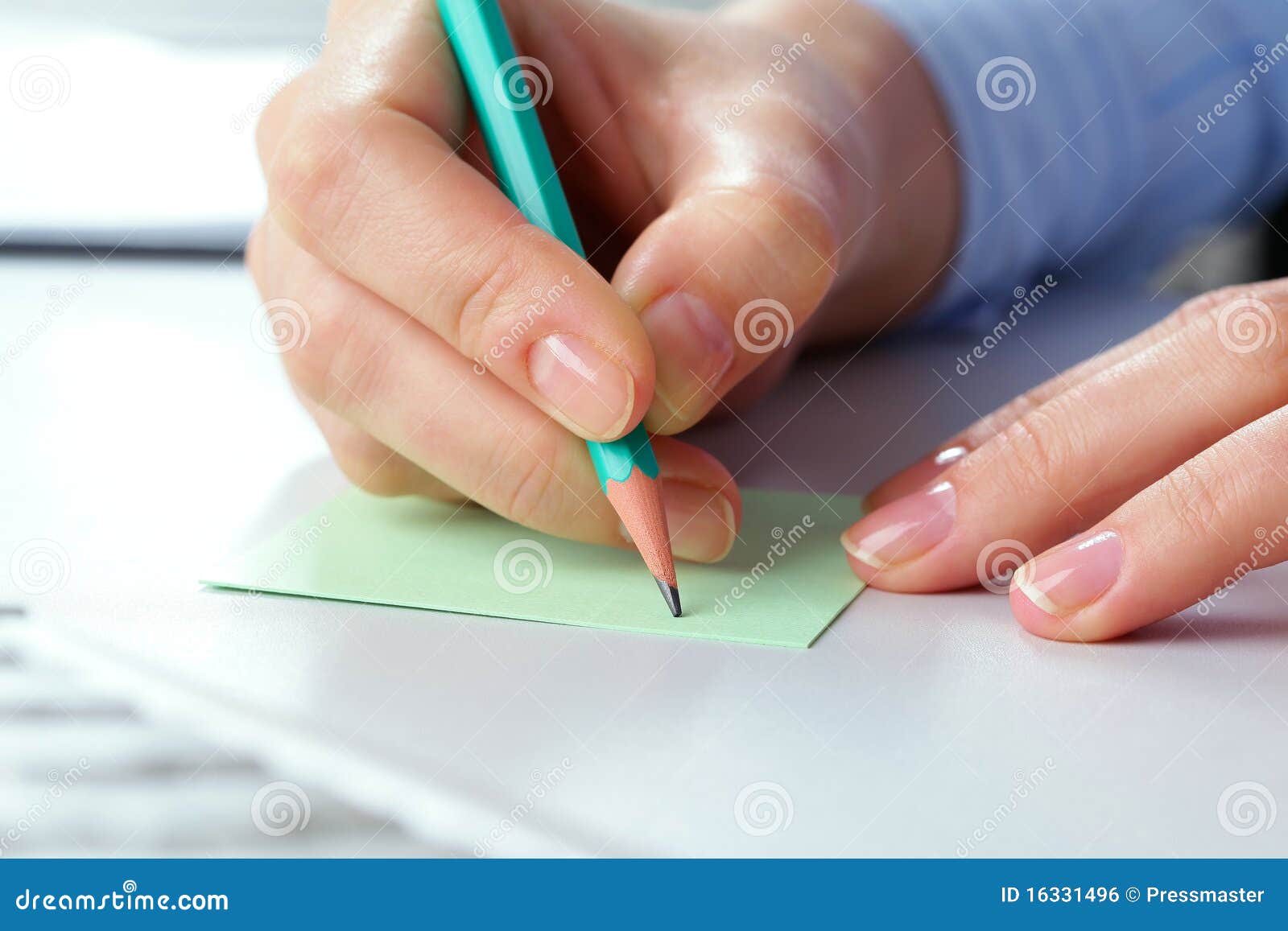 Making notes stock photo. Image of notify, pencil, occupation - 16331496