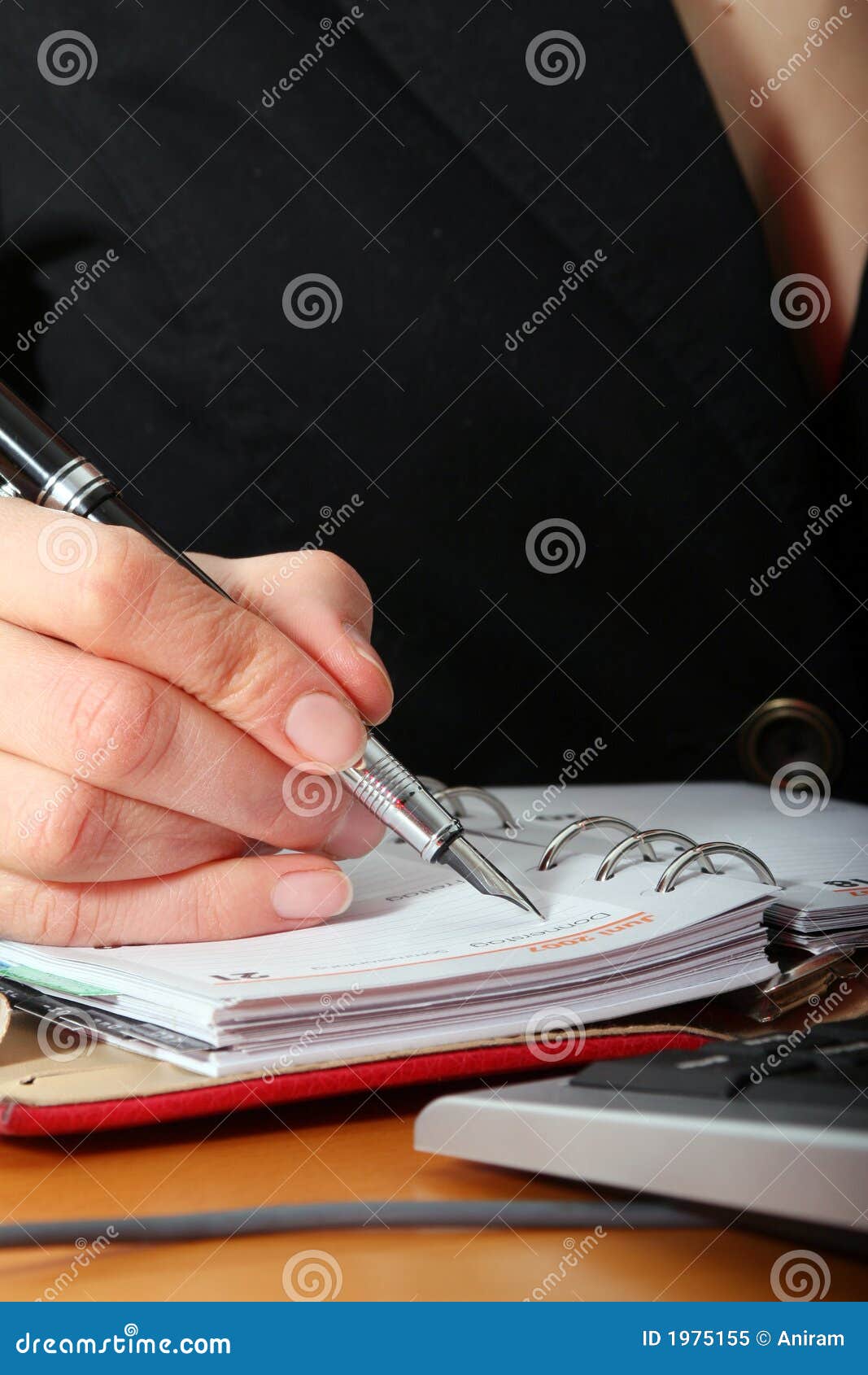 Making notes stock image. Image of company, note, date - 1975155