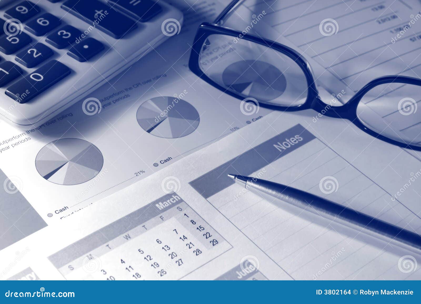 Making Notes stock photo. Image of toned, blue, calendar - 3802164