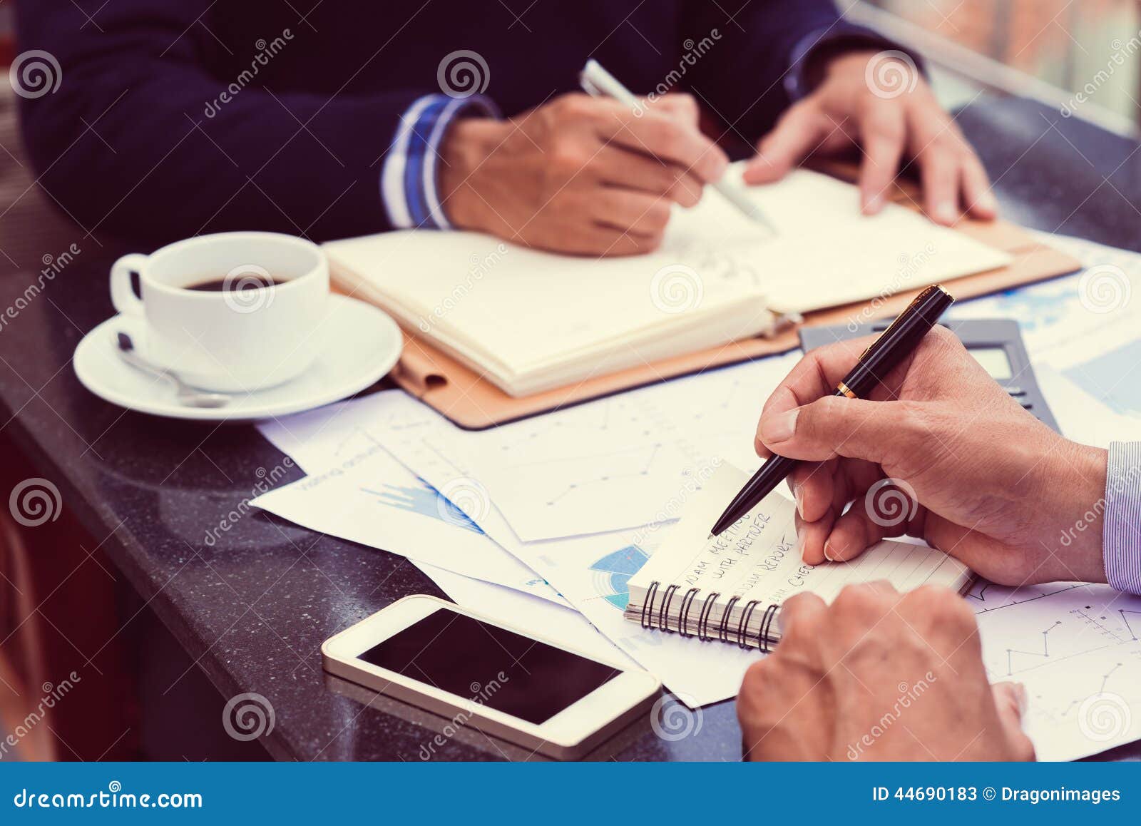 Making notes stock image. Image of notepad, businessman - 44690183