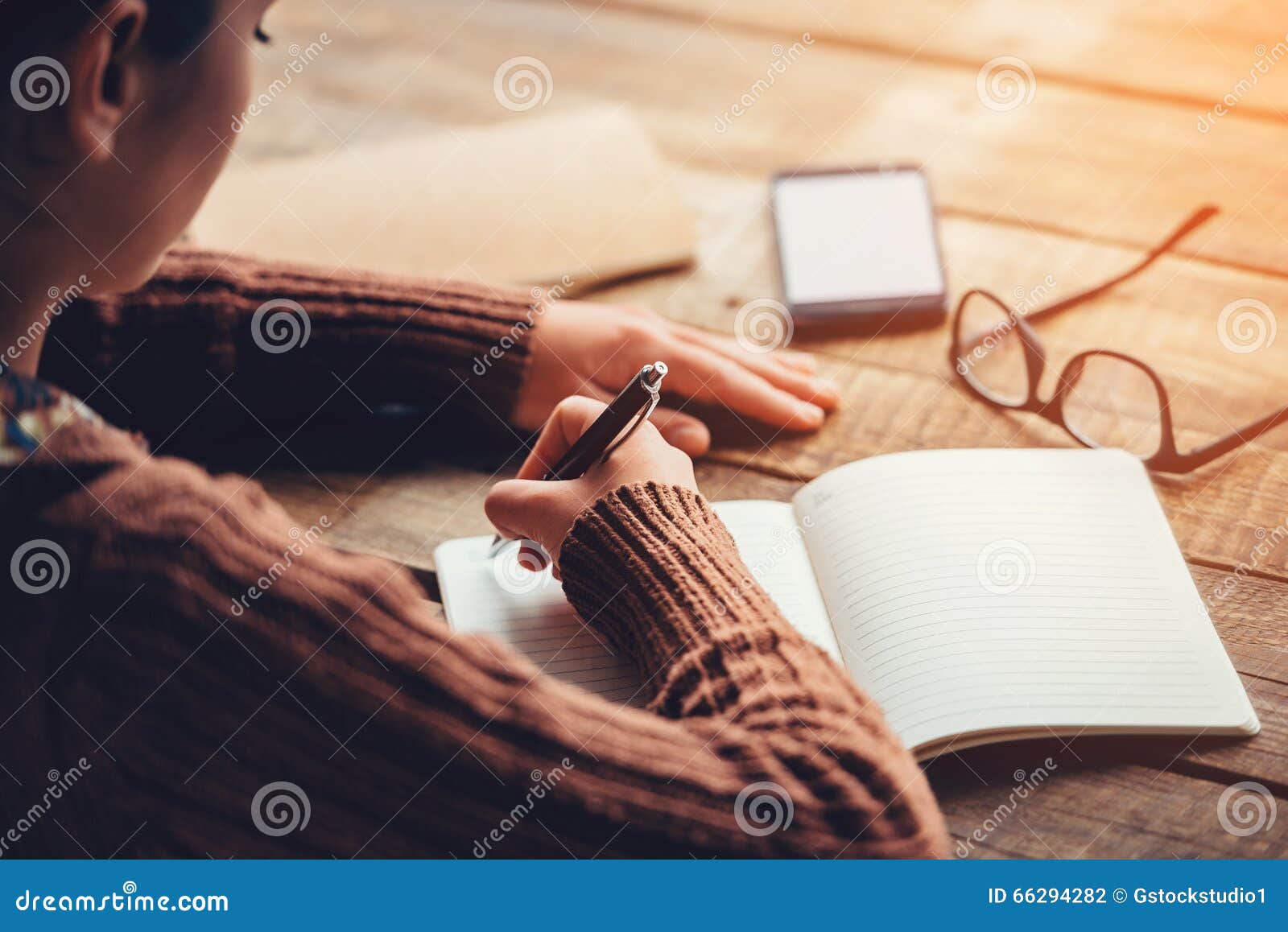 Making notes. stock photo. Image of creativity, place - 66294282