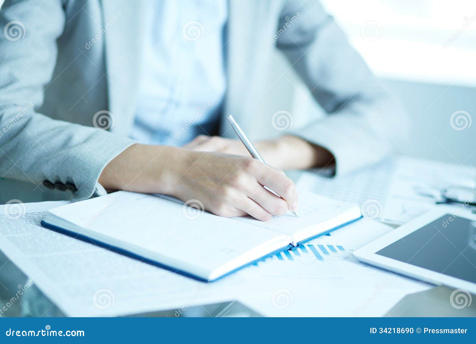Making notes stock photo. Image of idea, modern, formal - 34218690