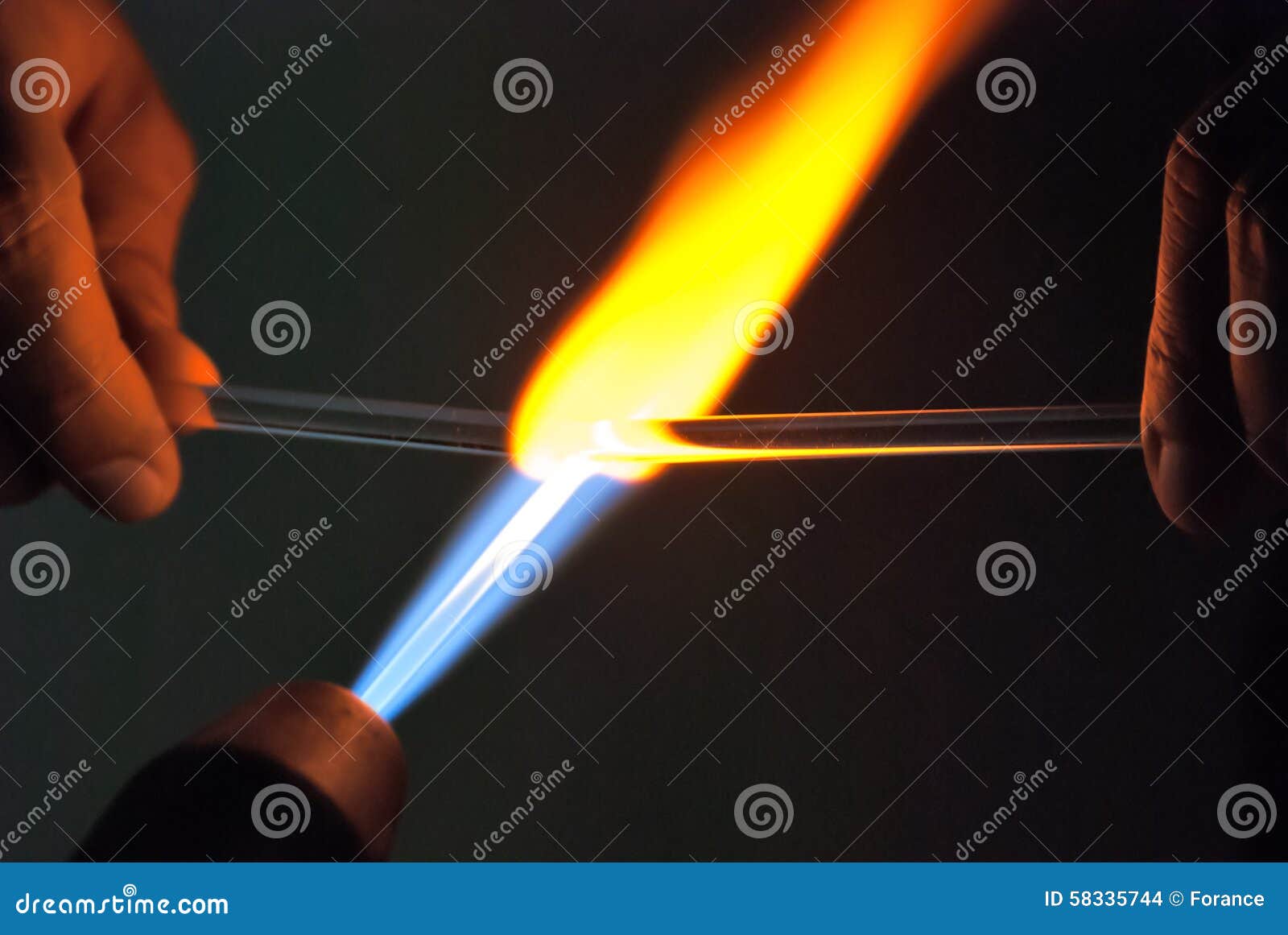Making of Optical Fiber stock photo. Image of production - 58335744