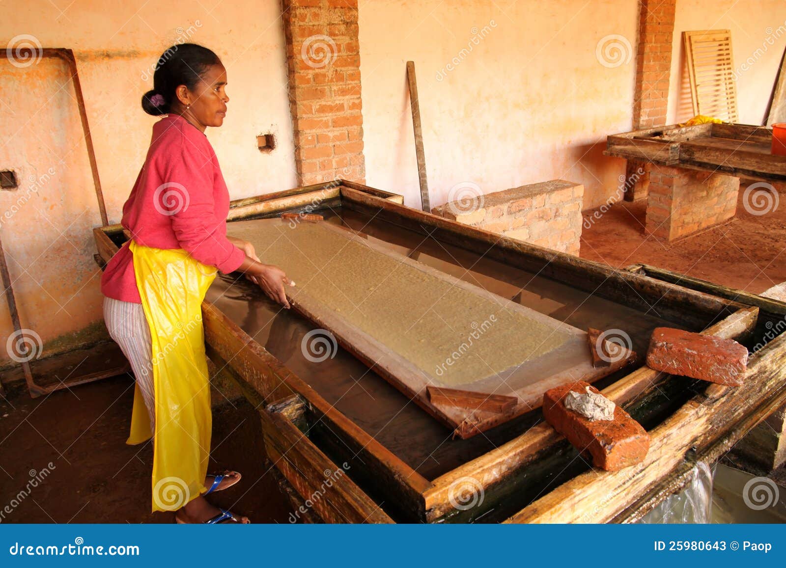 Making paper editorial stock photo. Image of hanging - 25980643