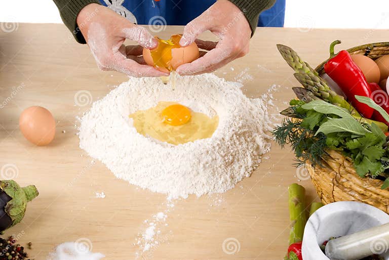 Making pasta stock image. Image of basket, noddle, dill - 2209107