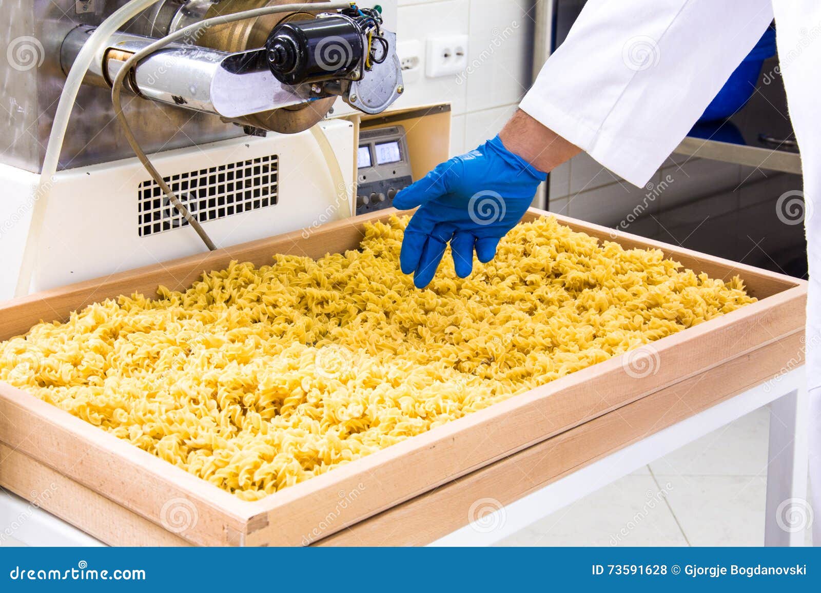 Making of Pasta, Process and Separation Food Stock Photo - Image of ...