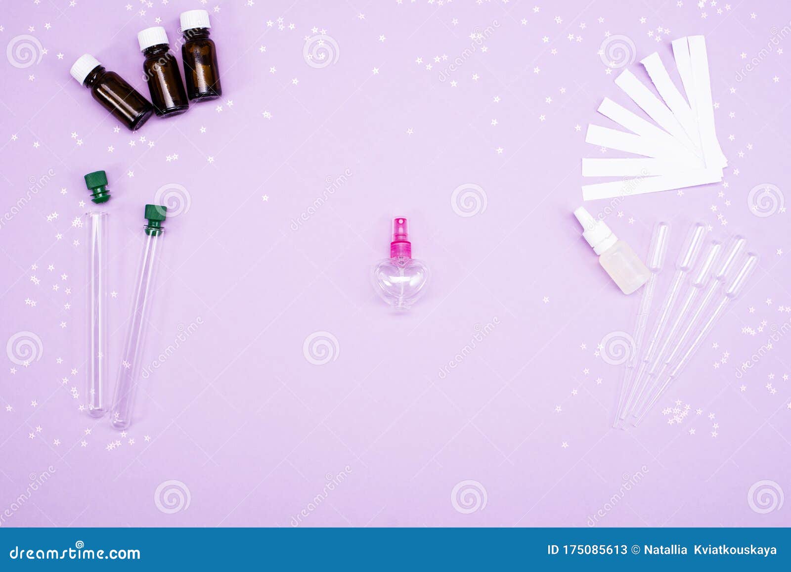 Making Perfumes At Home. Children`s Art Project. Children`s Hands Make ...