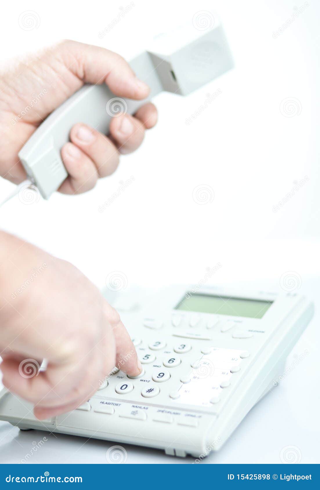 Making a phone call stock photo. Image of office, finger - 15425898