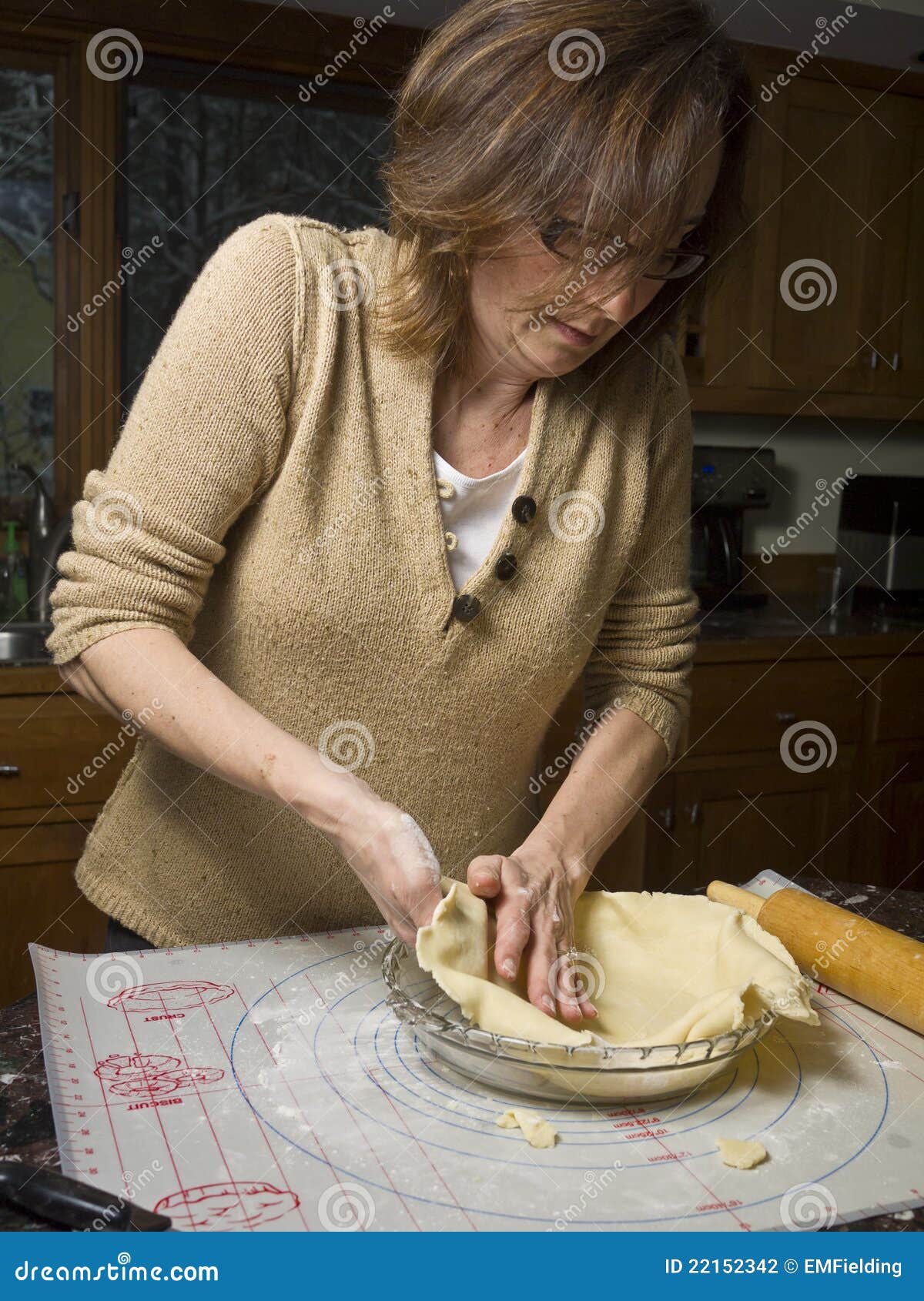Making a Pie stock photo. Image of forming, bake, recipe - 22152342