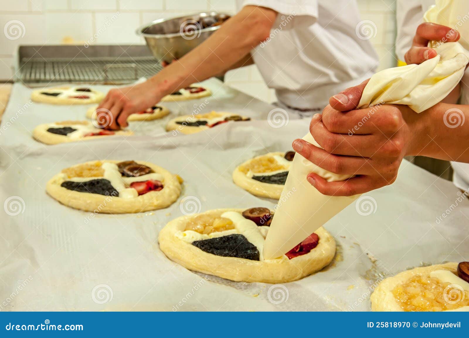 Making Pies stock photo. Image of decoration, cake, bohemian - 25818970