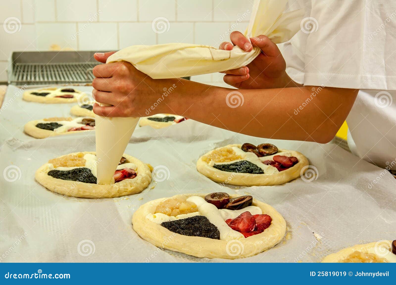 Making Pies stock image. Image of calories, baked, detail - 25819019