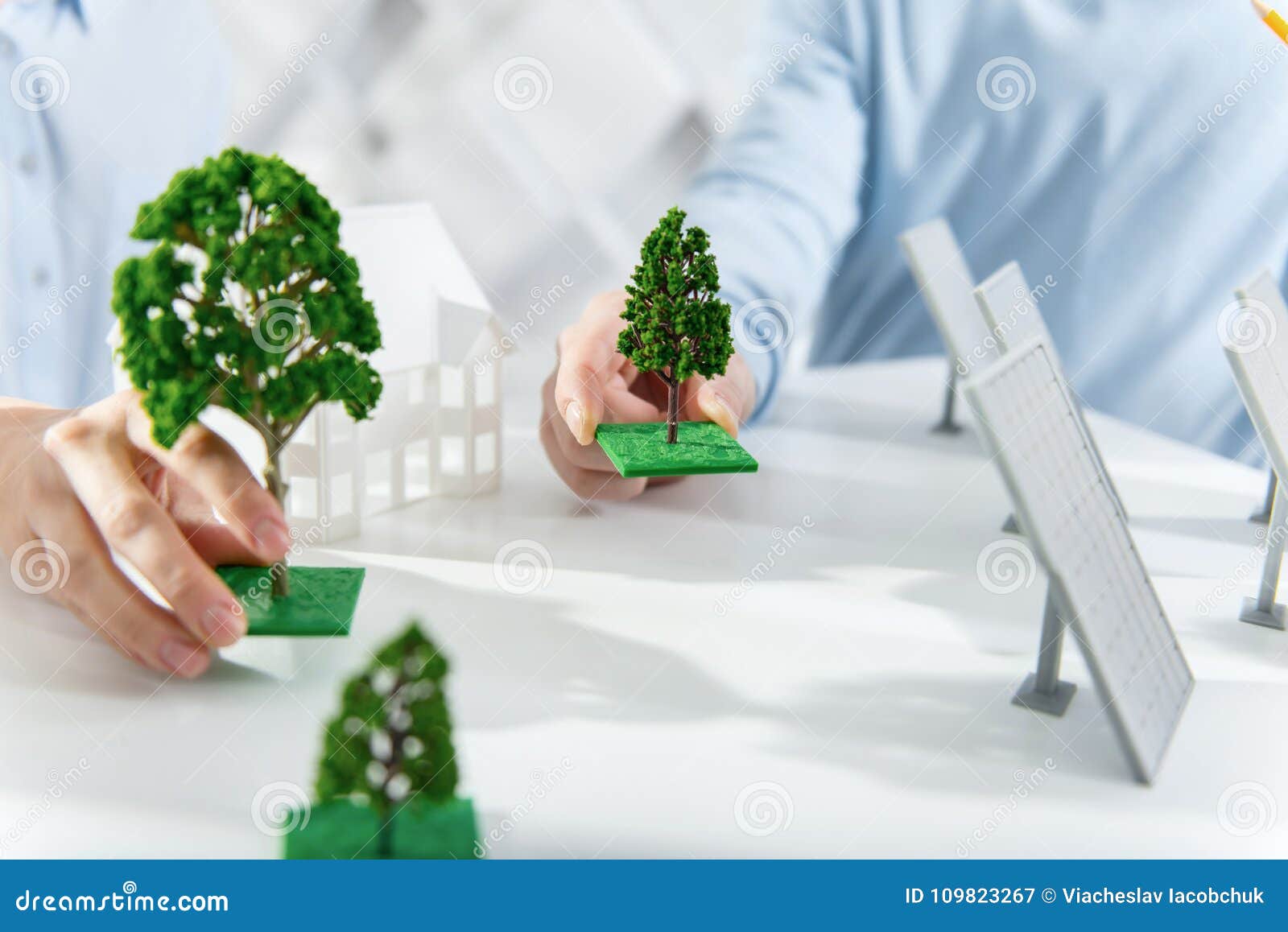 Determined Ecologist Working on a New Project Stock Image - Image of ...