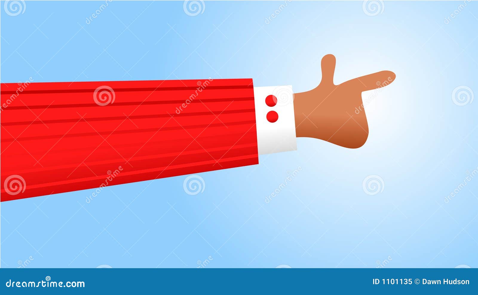 Making a point stock illustration. Illustration of limb - 1101135