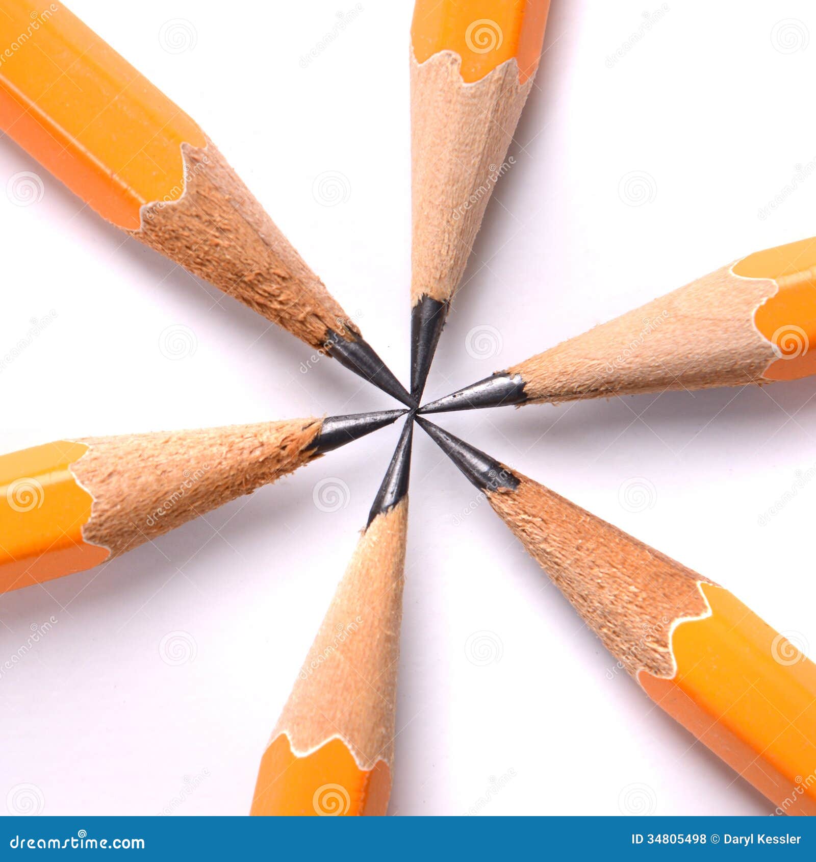 Making a Point with Pencils Stock Photo - Image of black, arranged ...