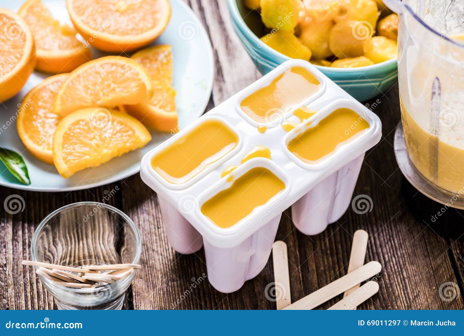 Making Popsicle from Exotic Fruits Stock Image - Image of popsicle ...