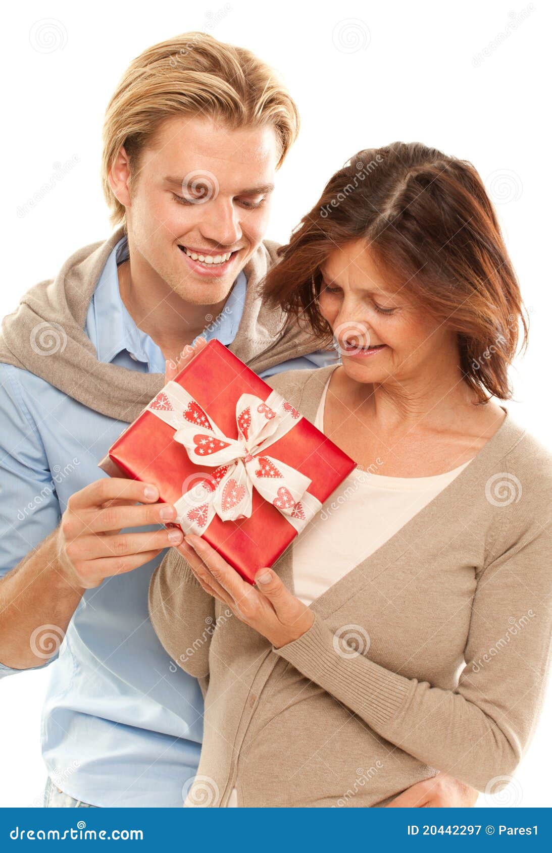 Making a present stock image. Image of card, celebration - 20442297
