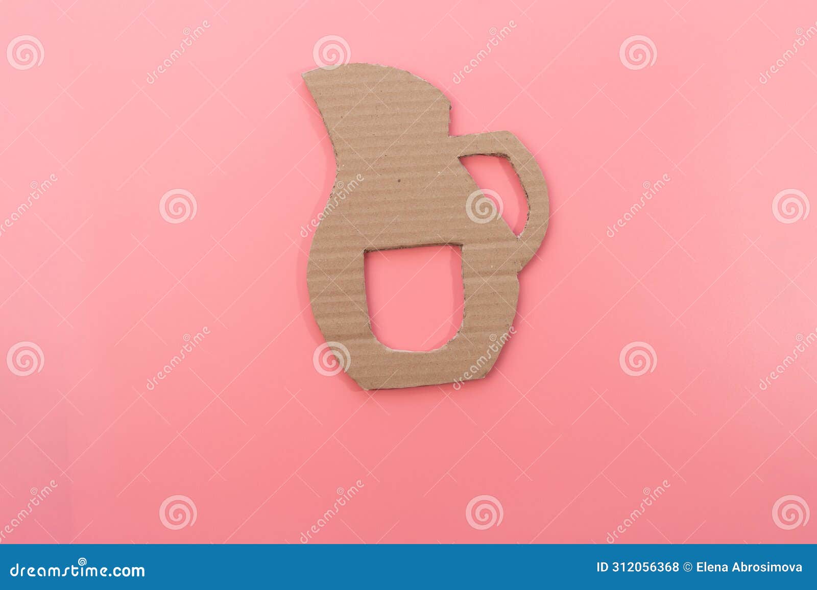 Crafted Paper Lemonade Pitcher in Sunlight, Summer Themes Stock Photo ...