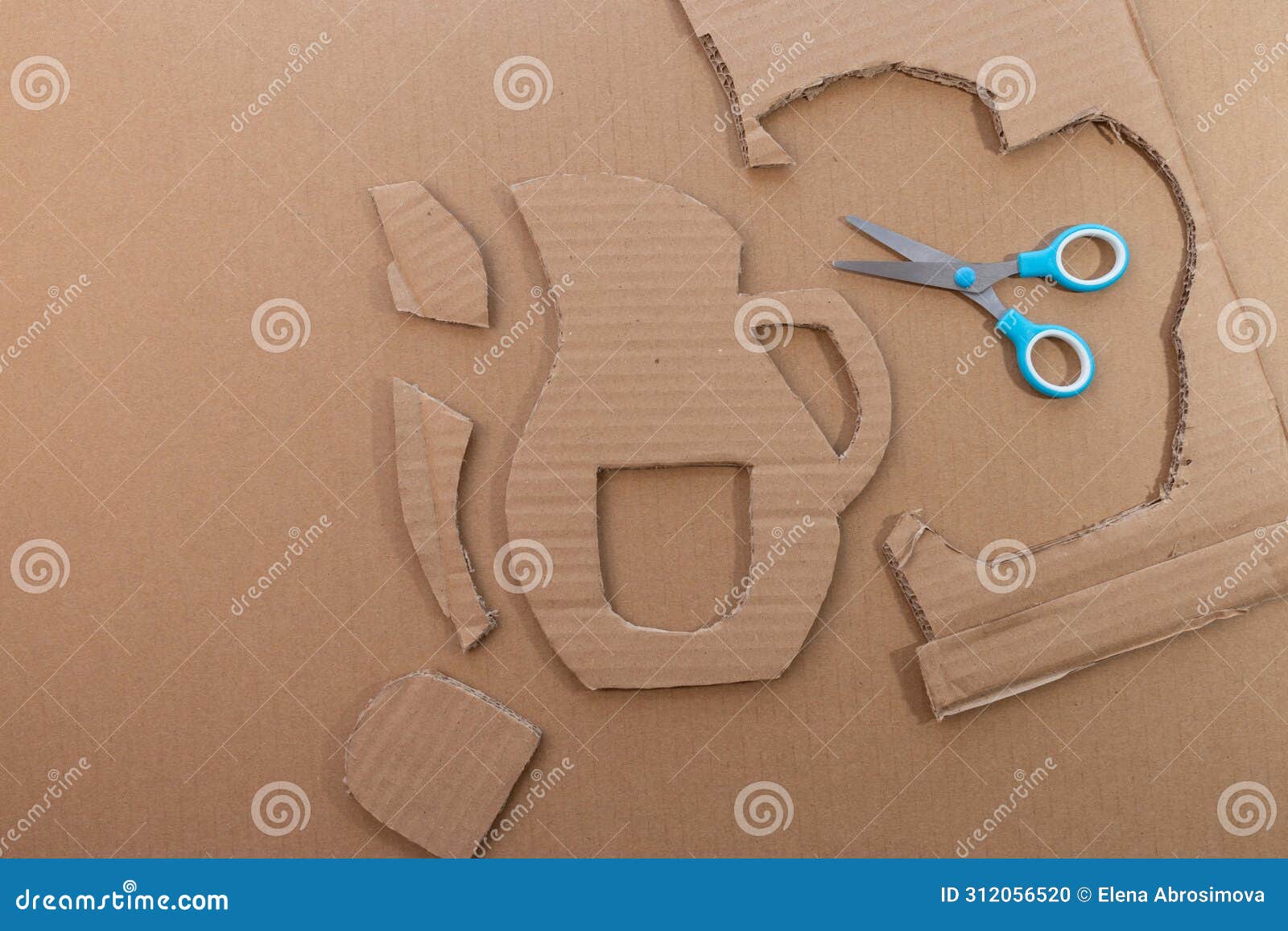 Crafted Paper Lemonade Pitcher in Sunlight, Summer Themes Stock Photo ...