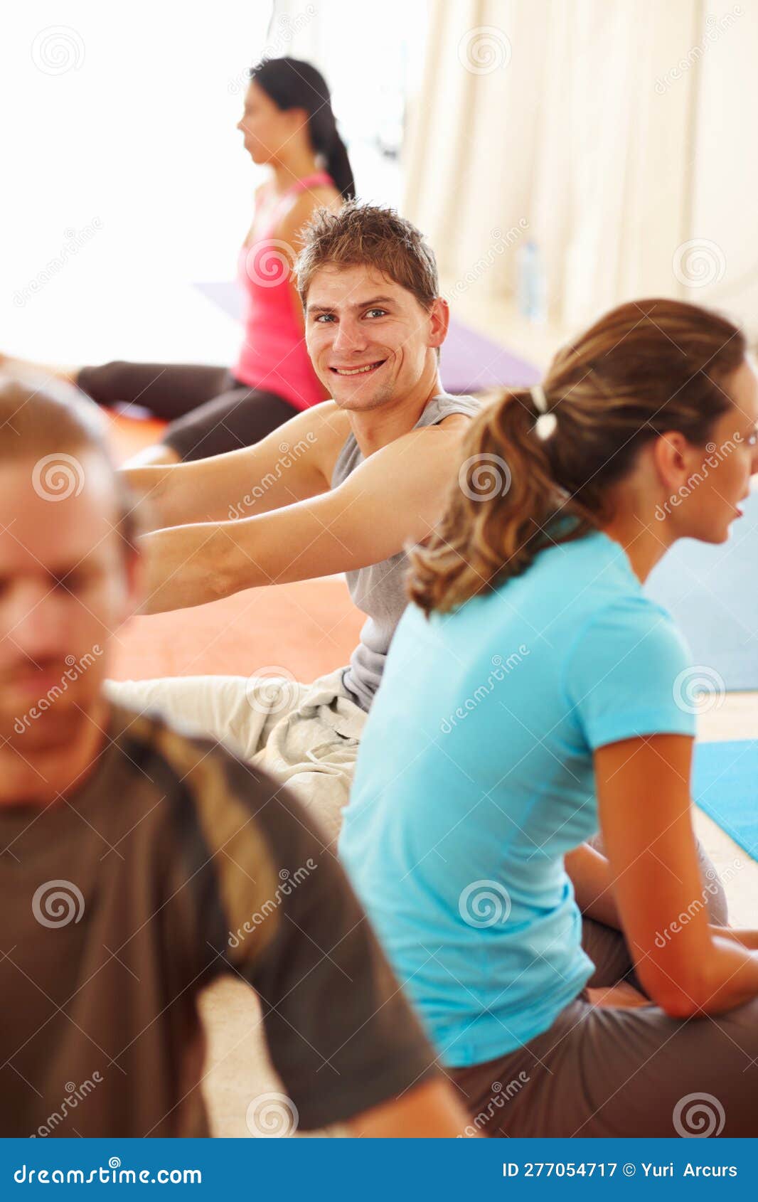 Making Progress with Every Class. Portrait of a Man Performing a ...