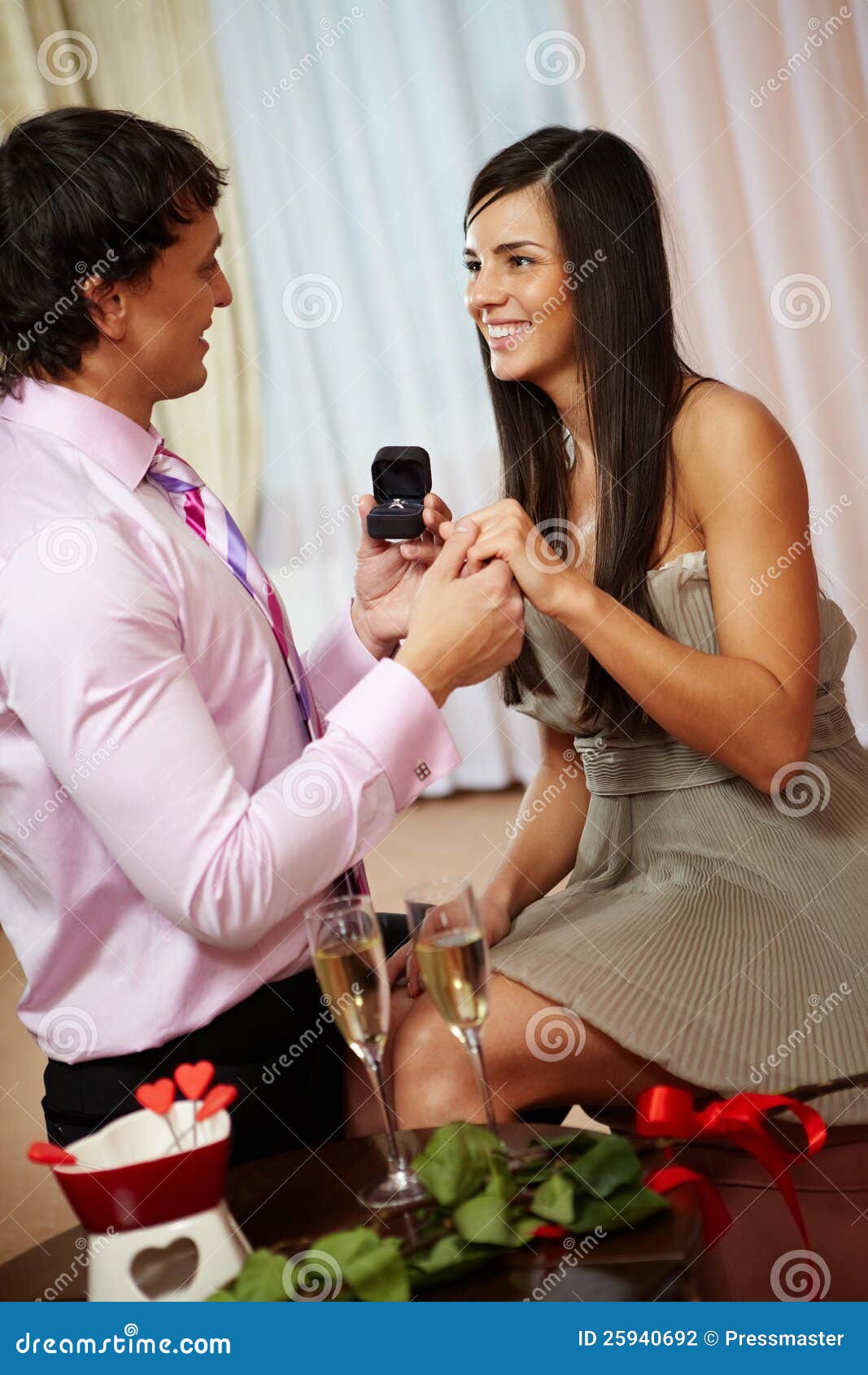 Making proposal stock photo. Image of feminine, occasion - 25940692