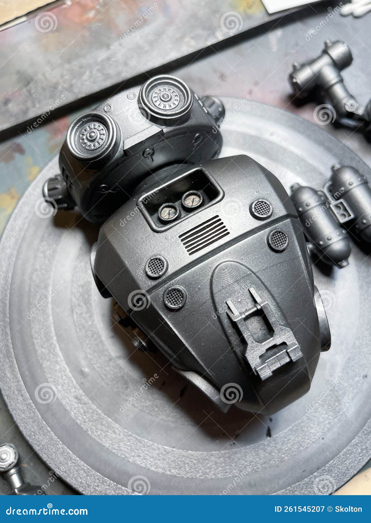 Making a Robot with a Resin 3d Printer Stock Image - Image of homebuilt ...