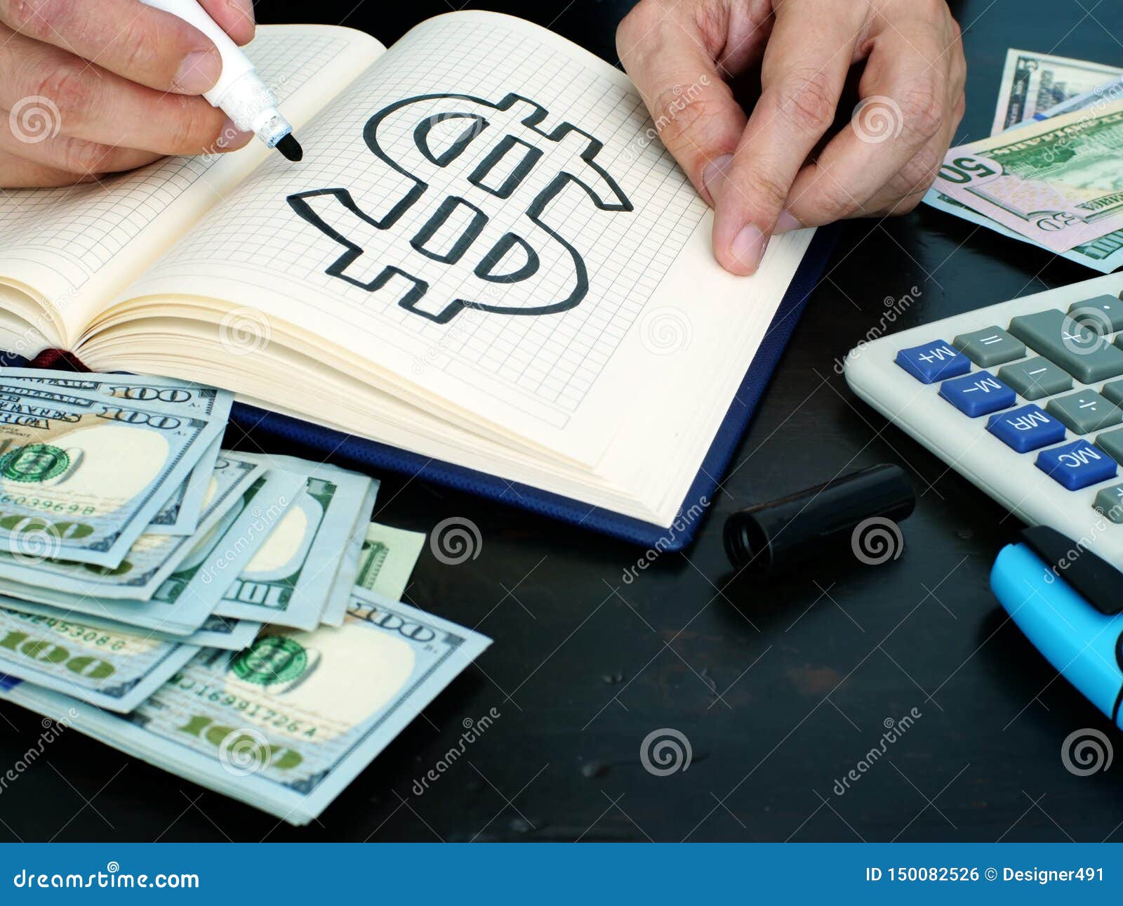 Making Savings and Wealth Management. Stock Photo - Image of growth ...