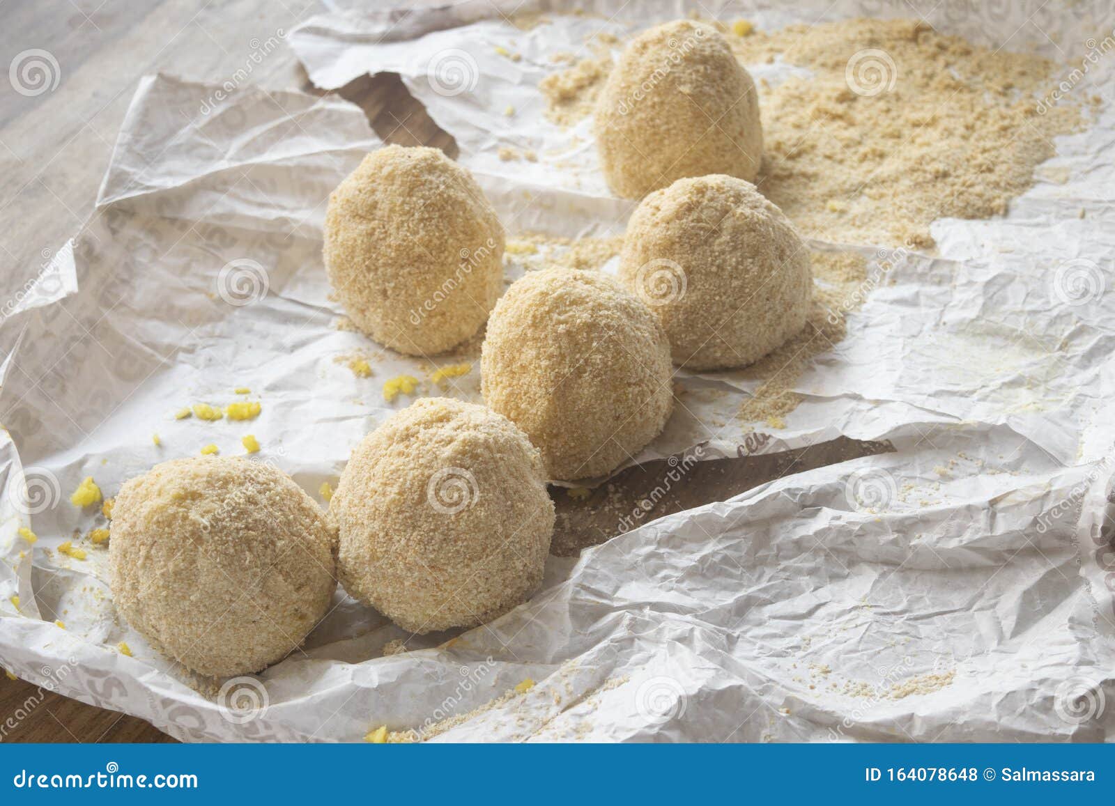 Making sicilian arancini stock photo. Image of arancine - 164078648