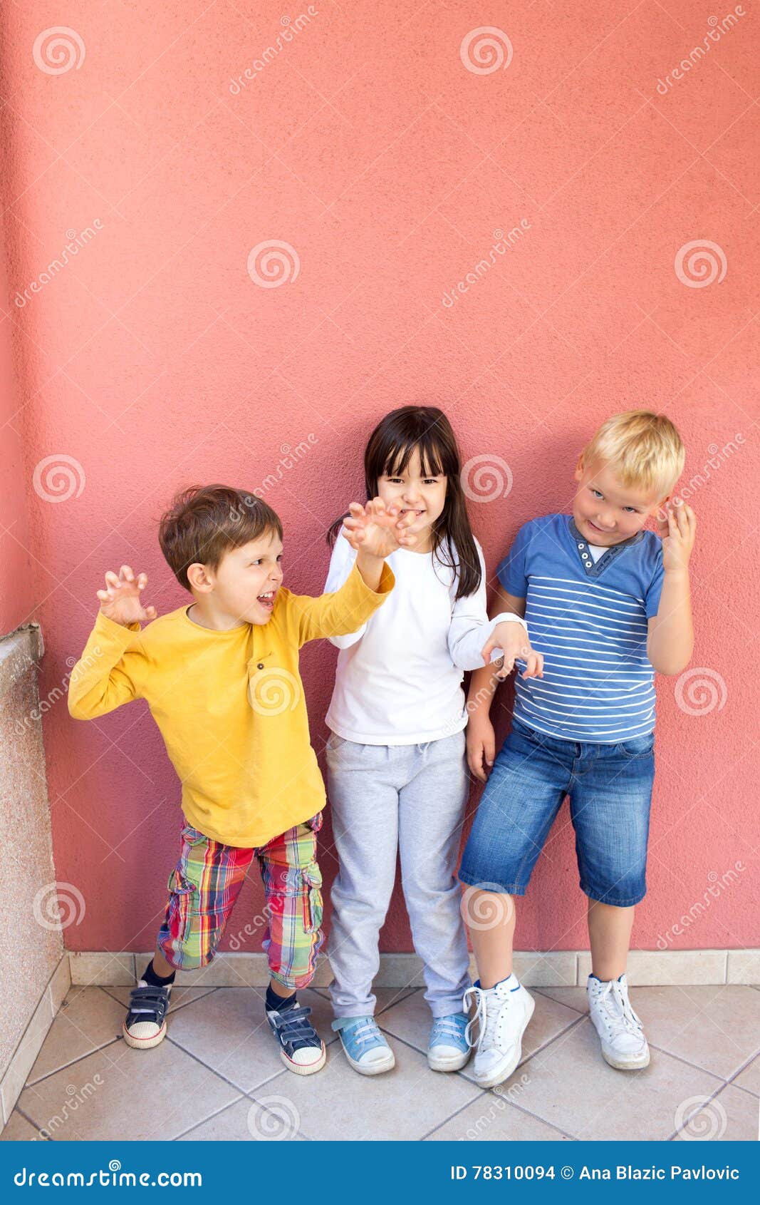 Making silly faces stock photo. Image of friends, graders - 78310094