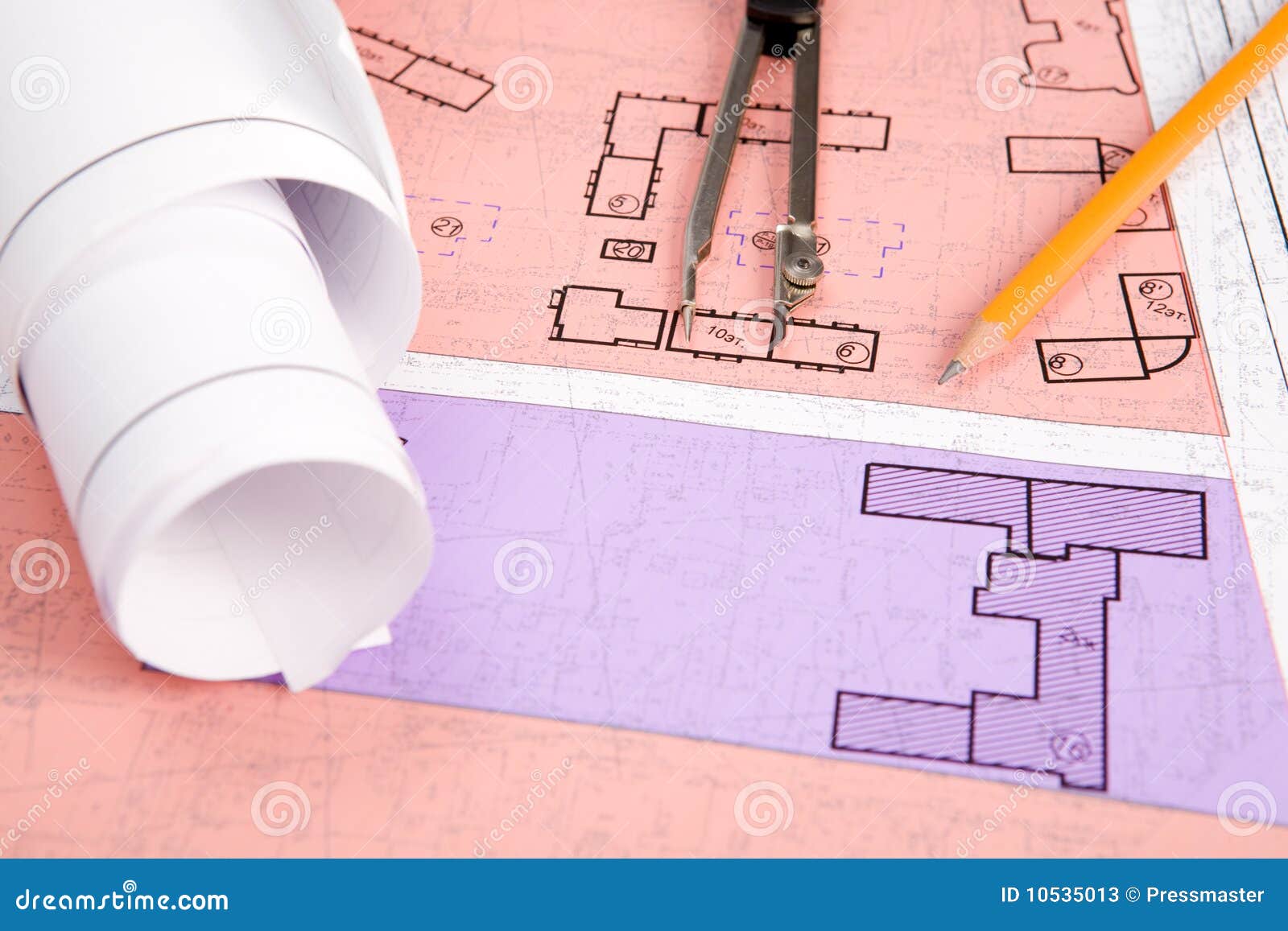 Making sketches stock image. Image of conceptual, building - 10535013
