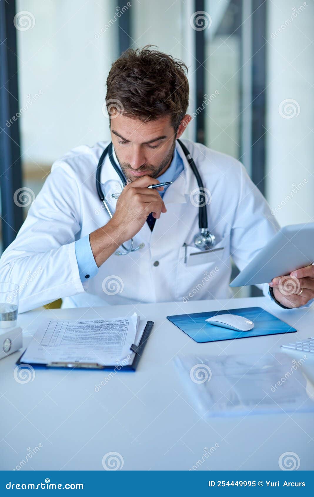 Making Some Interesting Developments in His Latest Medical Research. a ...