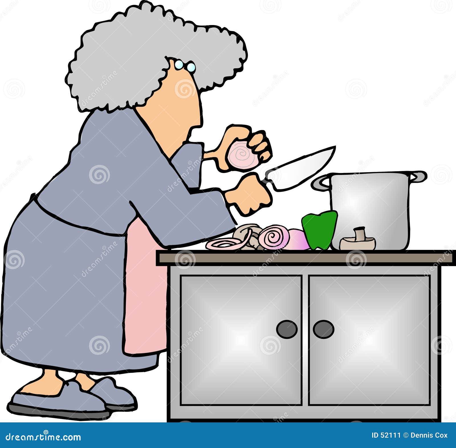 Making soup stock illustration. Illustration of making, women - 52111