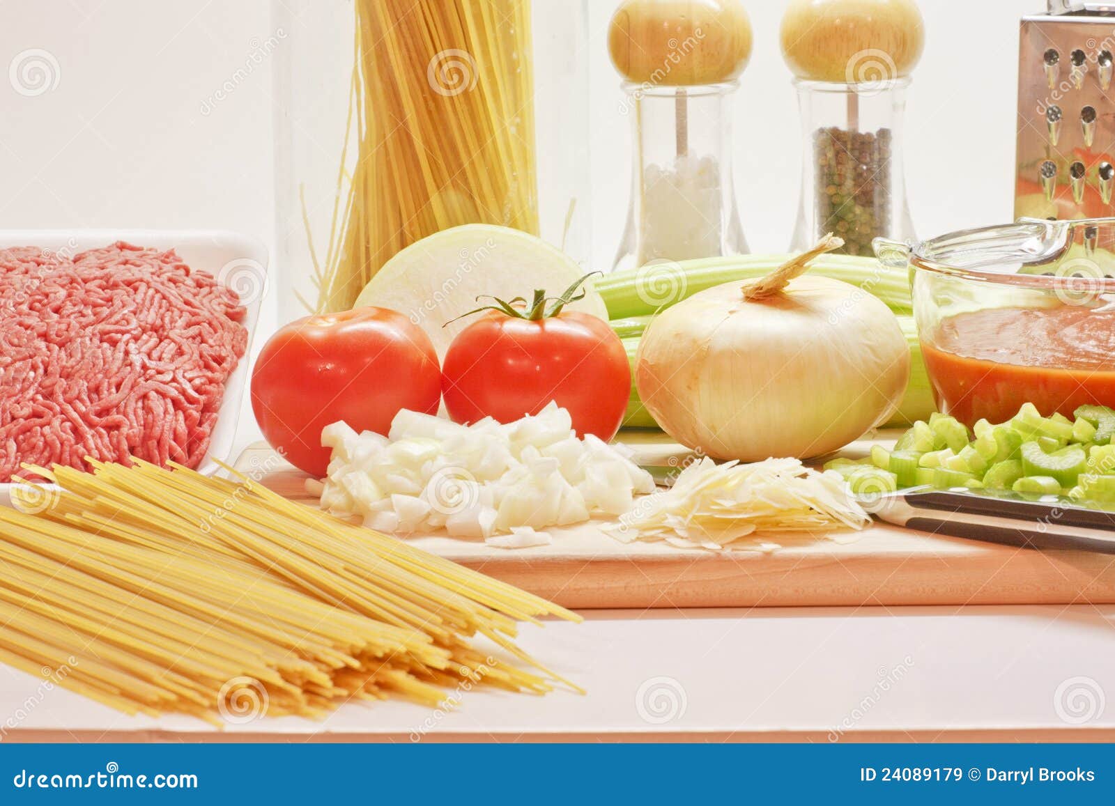 Making Spaghetti stock image. Image of healthy, fresh - 24089179