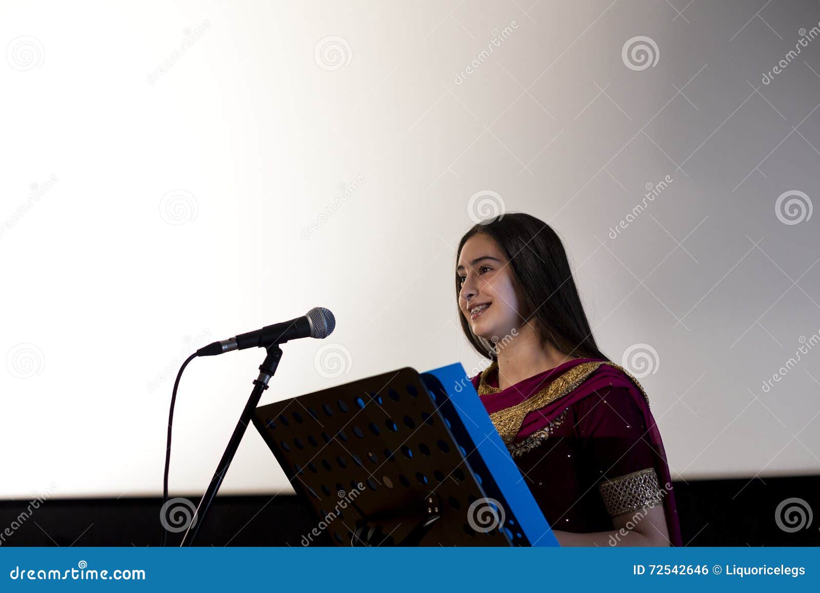 Making a Speech stock photo. Image of high, copy, female - 72542646