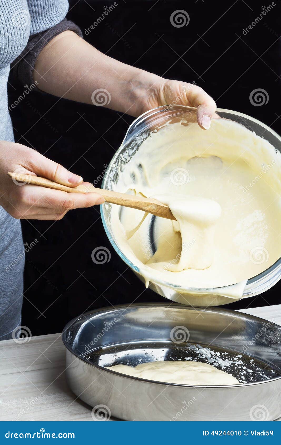 Making Sponge Cake. Series. Stock Photo - Image of table, kitchen: 49244010