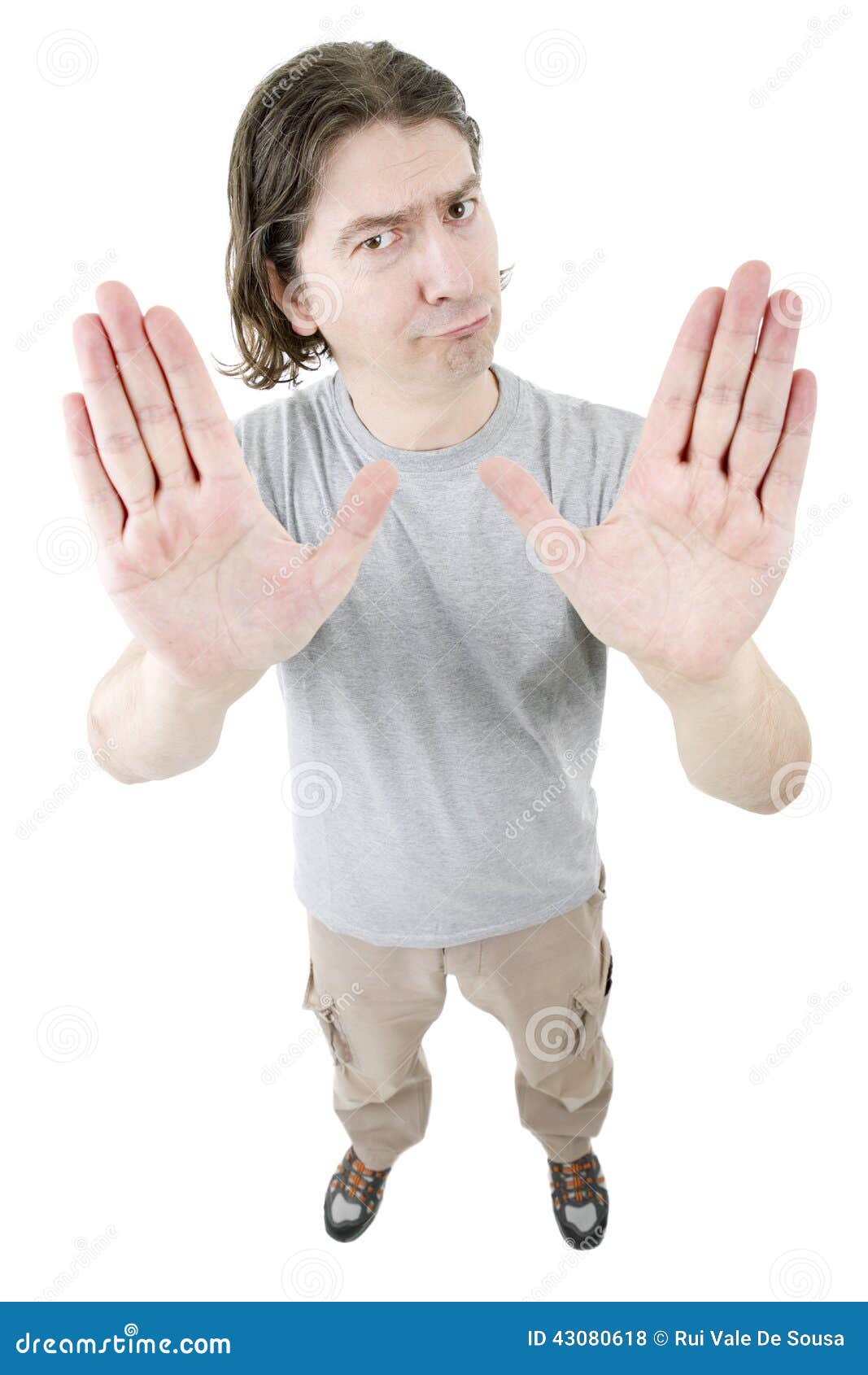 Making stop stock photo. Image of adult, male, happy - 43080618