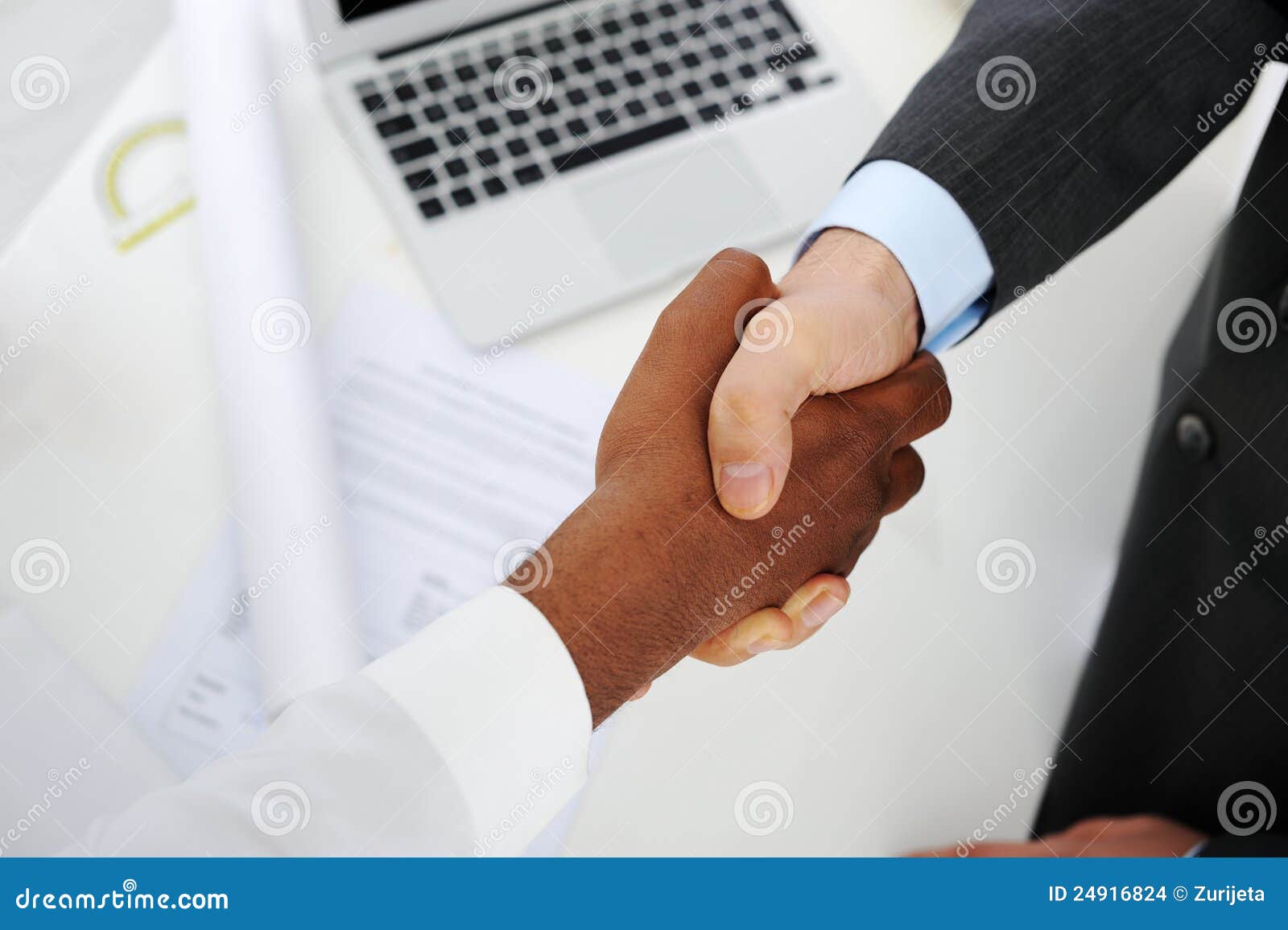 Making a successful deal stock photo. Image of businessman - 24916824