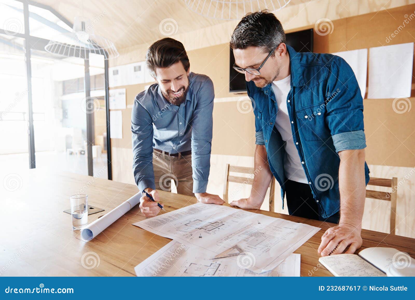 Making Sure Everything is Up To Code Stock Image - Image of businessmen ...