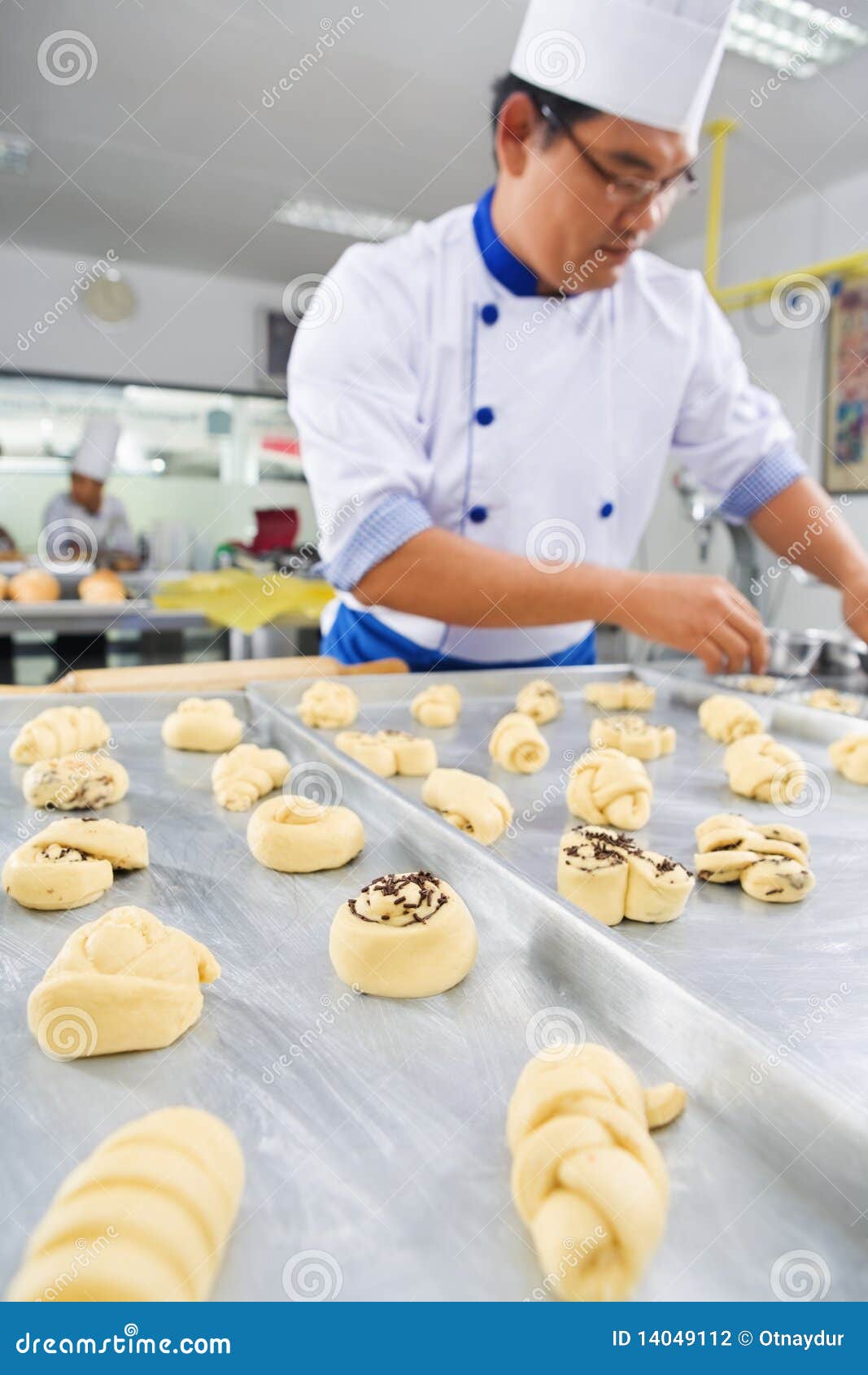Making sweet bread stock photo. Image of chef, baker - 14049112