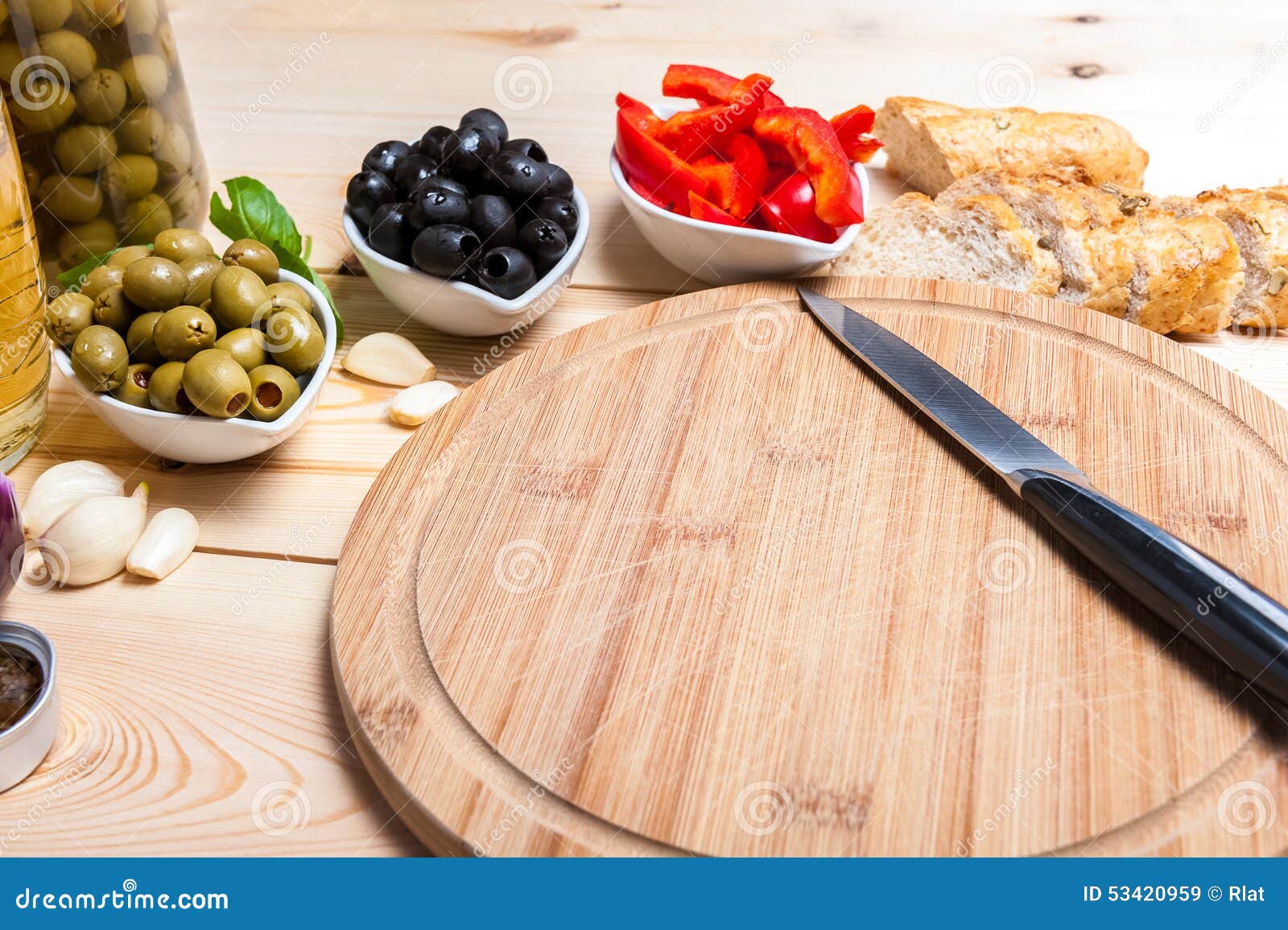 Making of tapas stock image. Image of side, black, paprika - 53420959