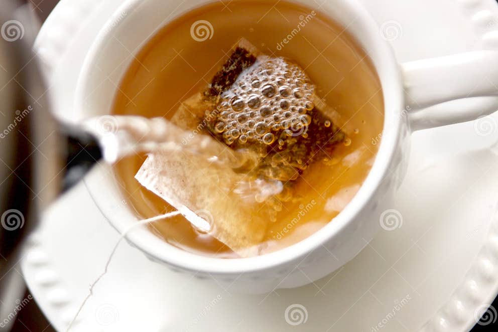 Making tea stock photo. Image of aroma, detail, beverage - 9539438