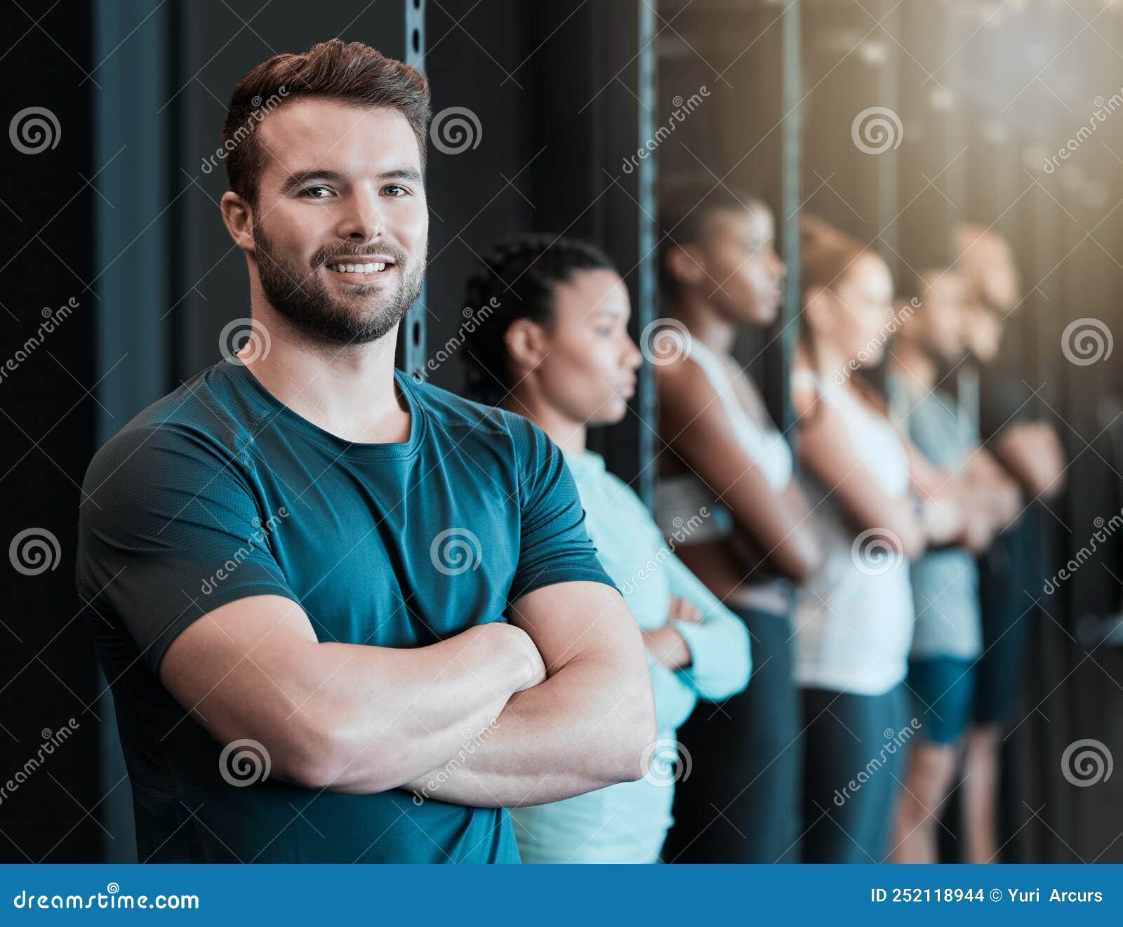 Making the Time for Myself. a Proud Young Man Ready for His Workout ...