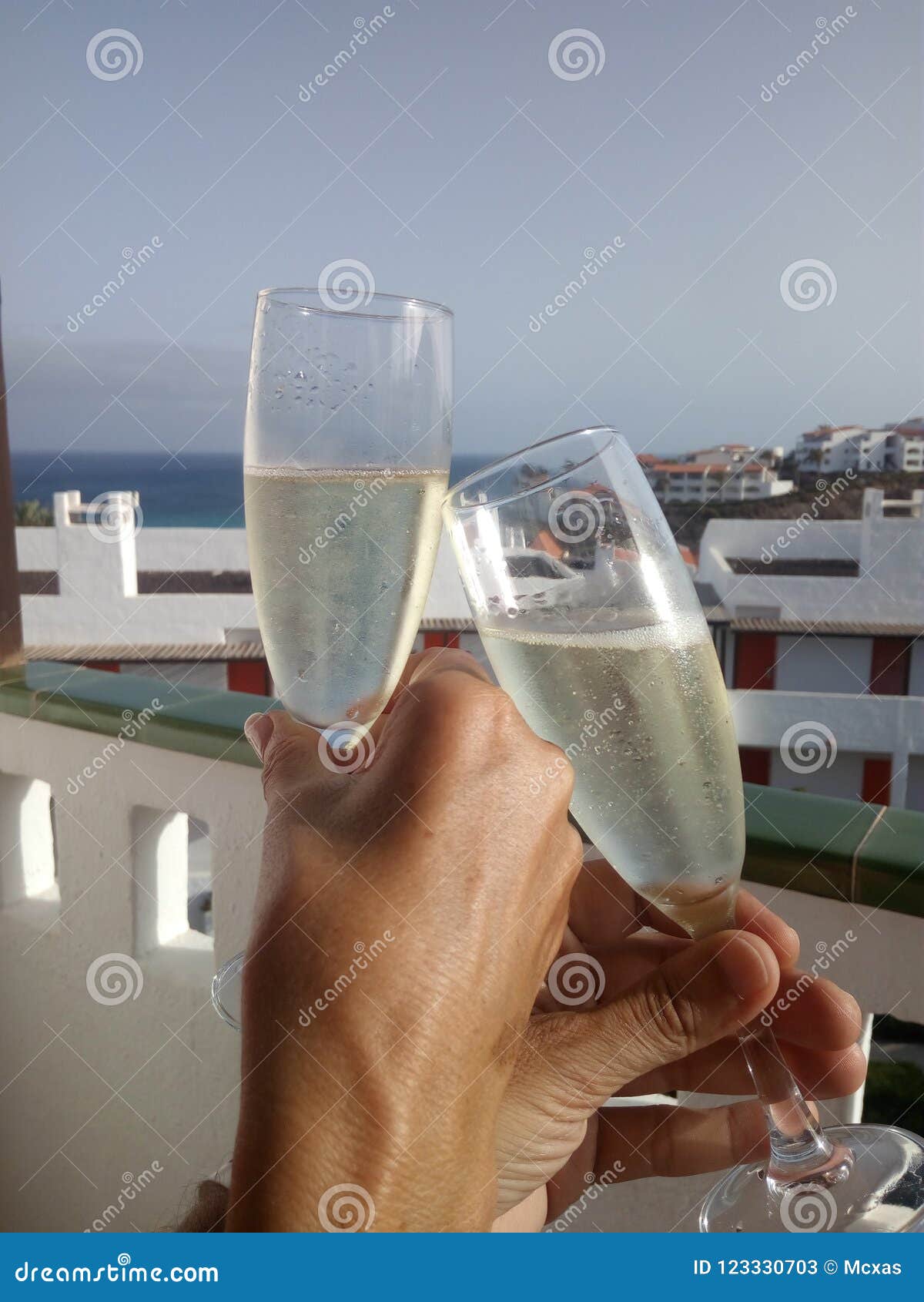 Making a Toast with Champagne Stock Image - Image of close ...