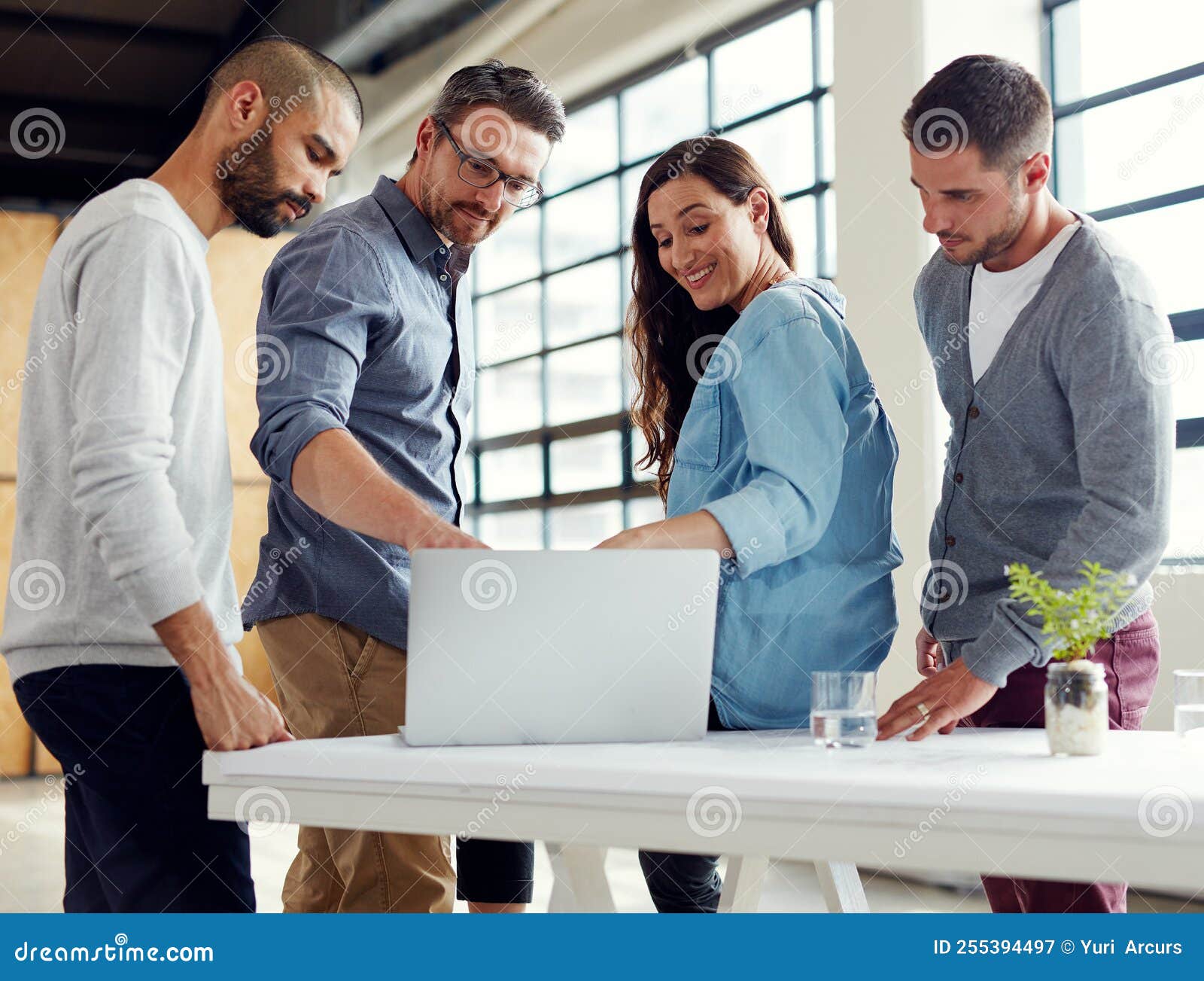 Making Tomorrows Success Today. a Group of Coworkers Having a Meeting ...