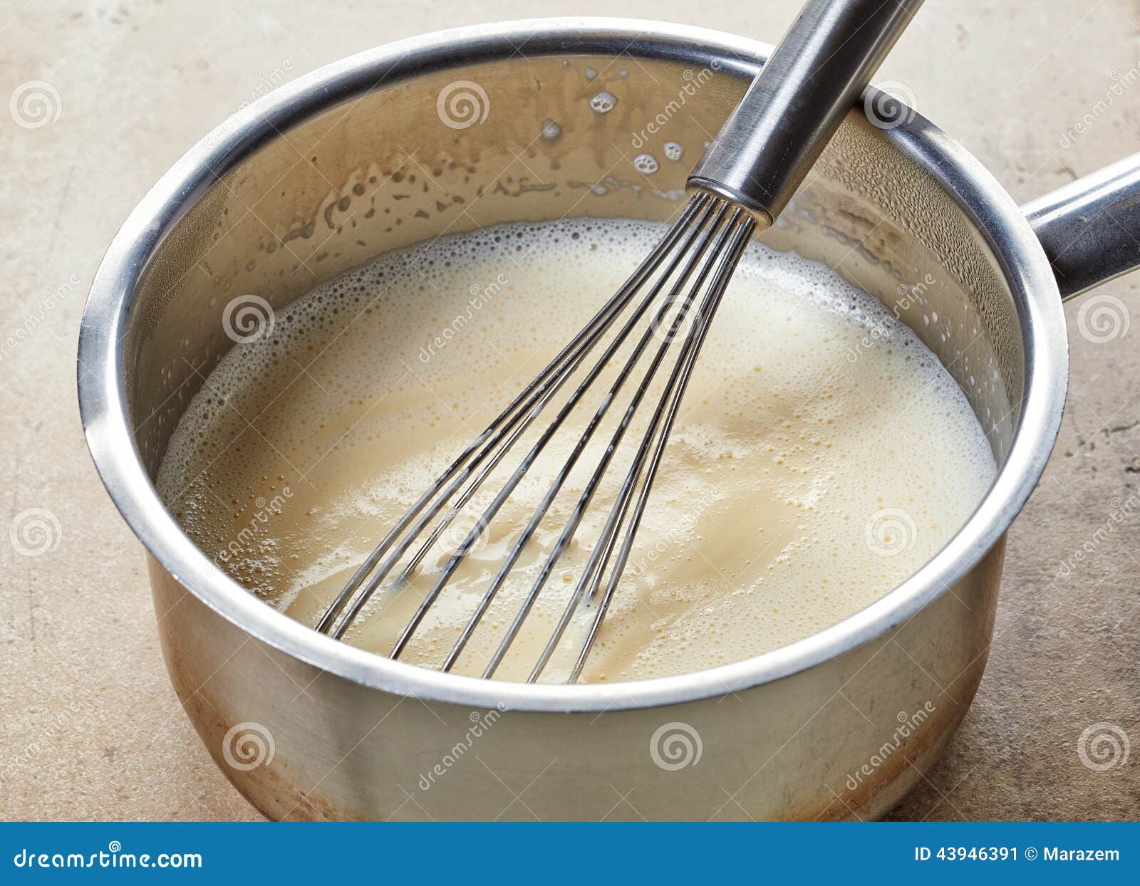 Making Vanilla Sauce in a Pot Stock Image - Image of making, cuisine ...