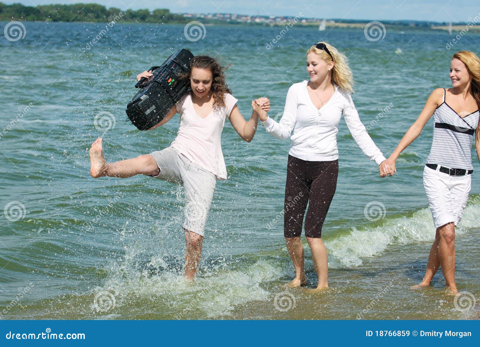 Making water splashes stock image. Image of happiness - 18766859