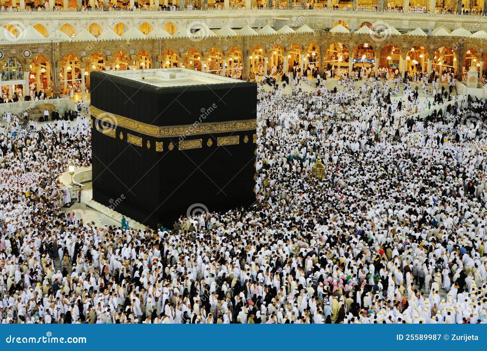 Makkah Kaaba Hajj Muslims editorial photography. Image of haram - 25589987